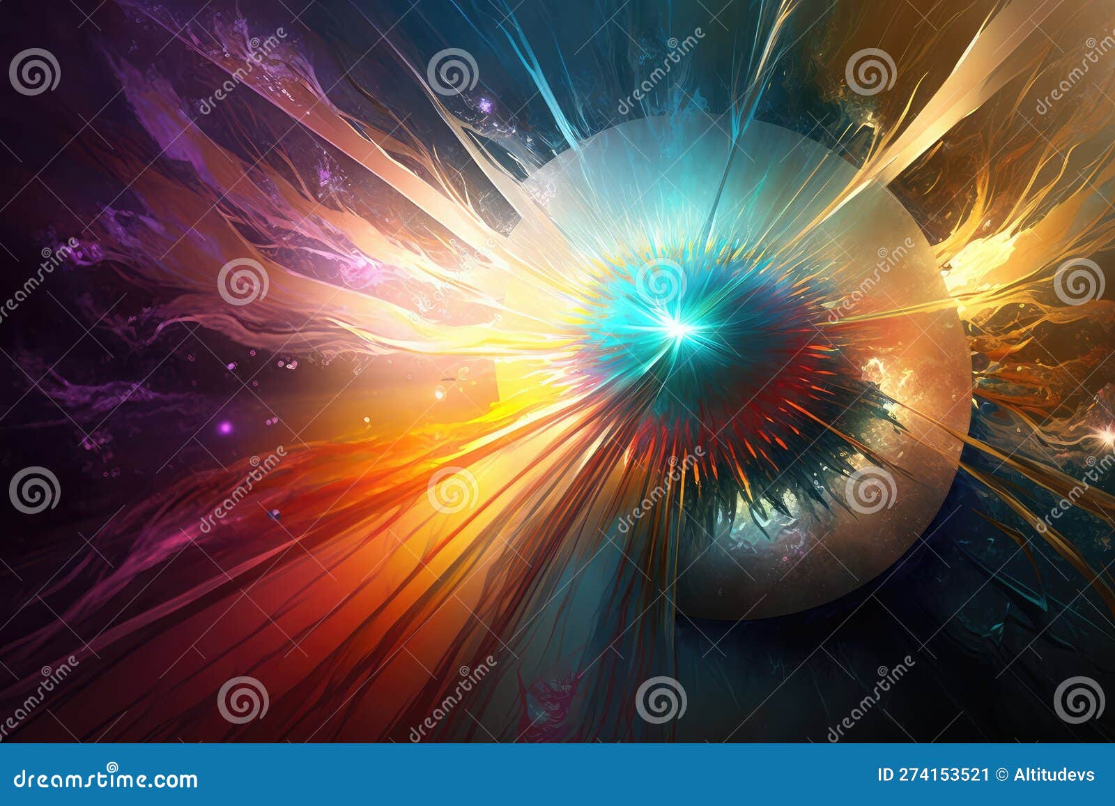 Source of Consciousness, Bursting into New Dimension, with Brilliant ...