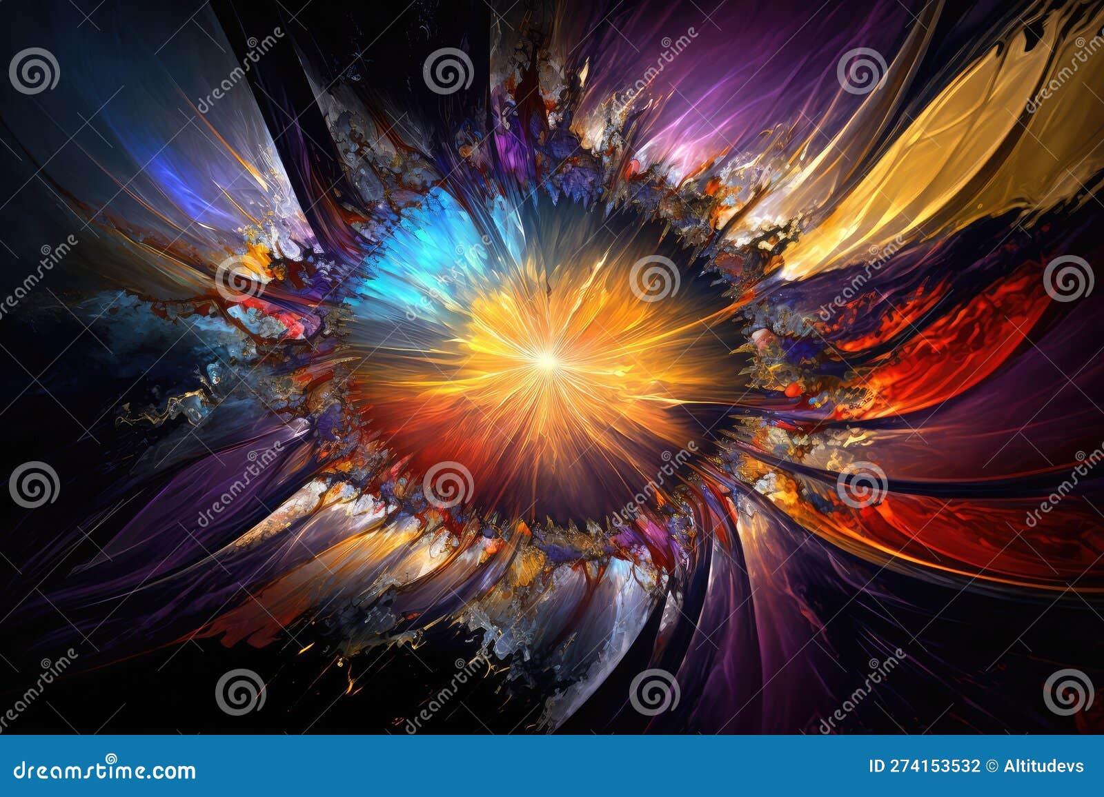 Source of Consciousness, Bursting into New Dimension, with Brilliant ...