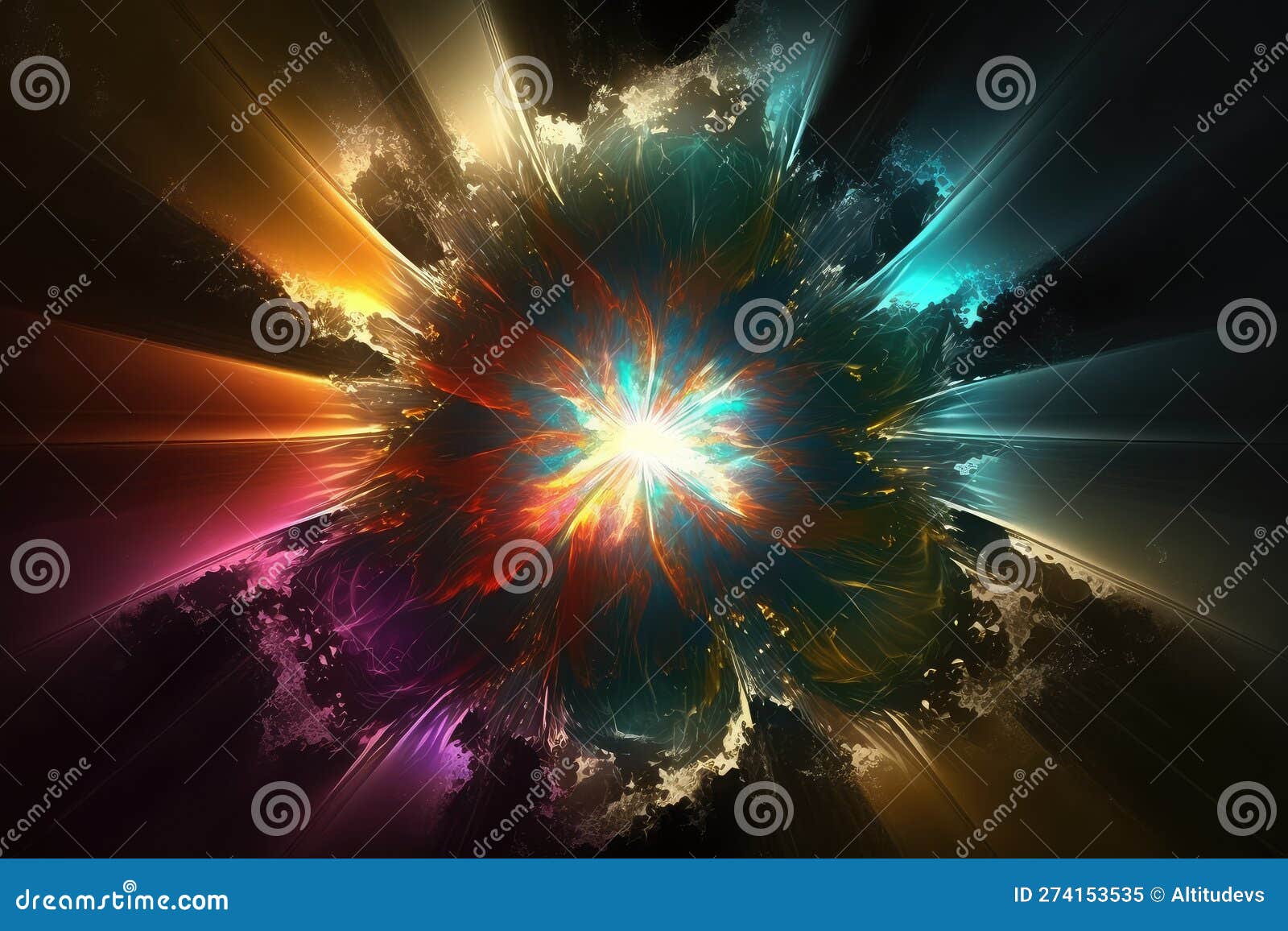 Source of Consciousness, Bursting into New Dimension, with Brilliant ...