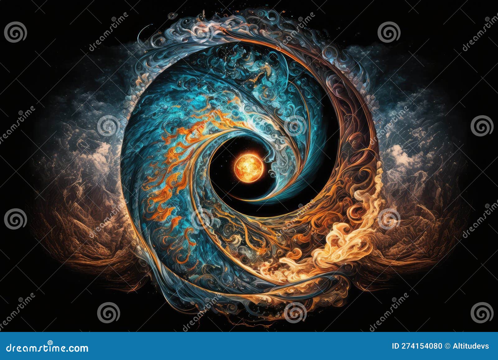 Source of Consciousness, with Its Infinite and Eternal Energy, Flowing ...