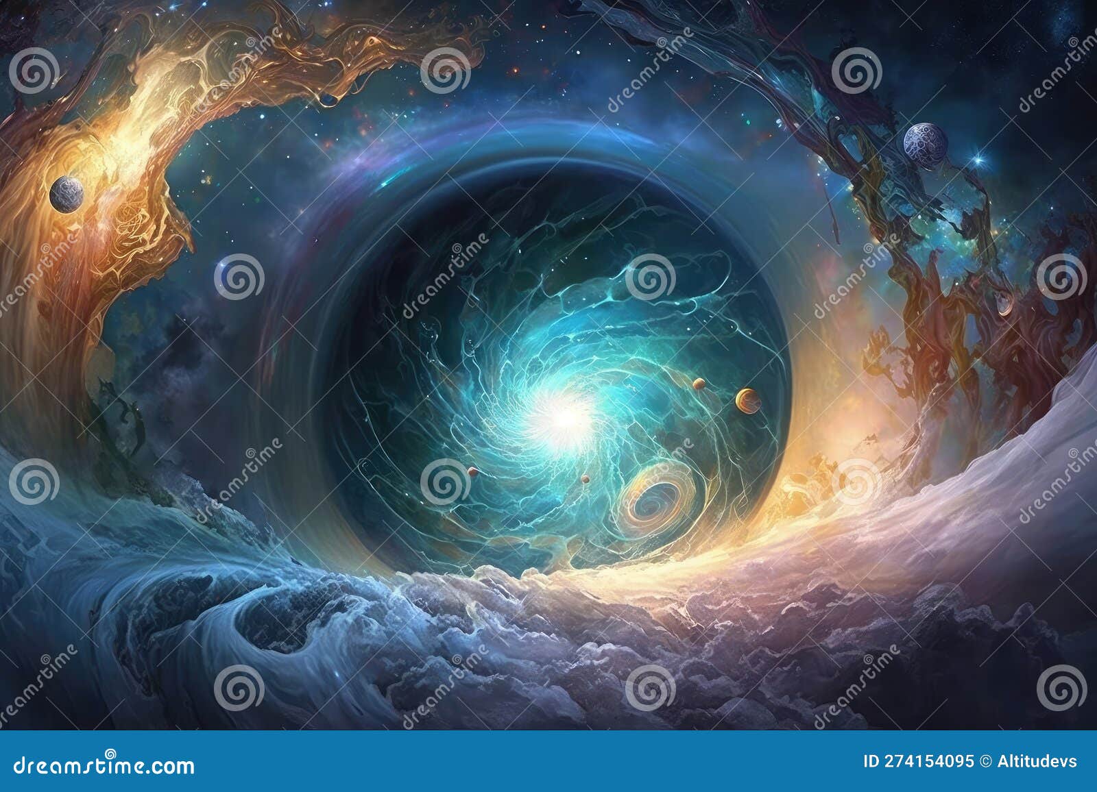 Source of Consciousness, with Its Infinite and Eternal Energy, Flowing ...