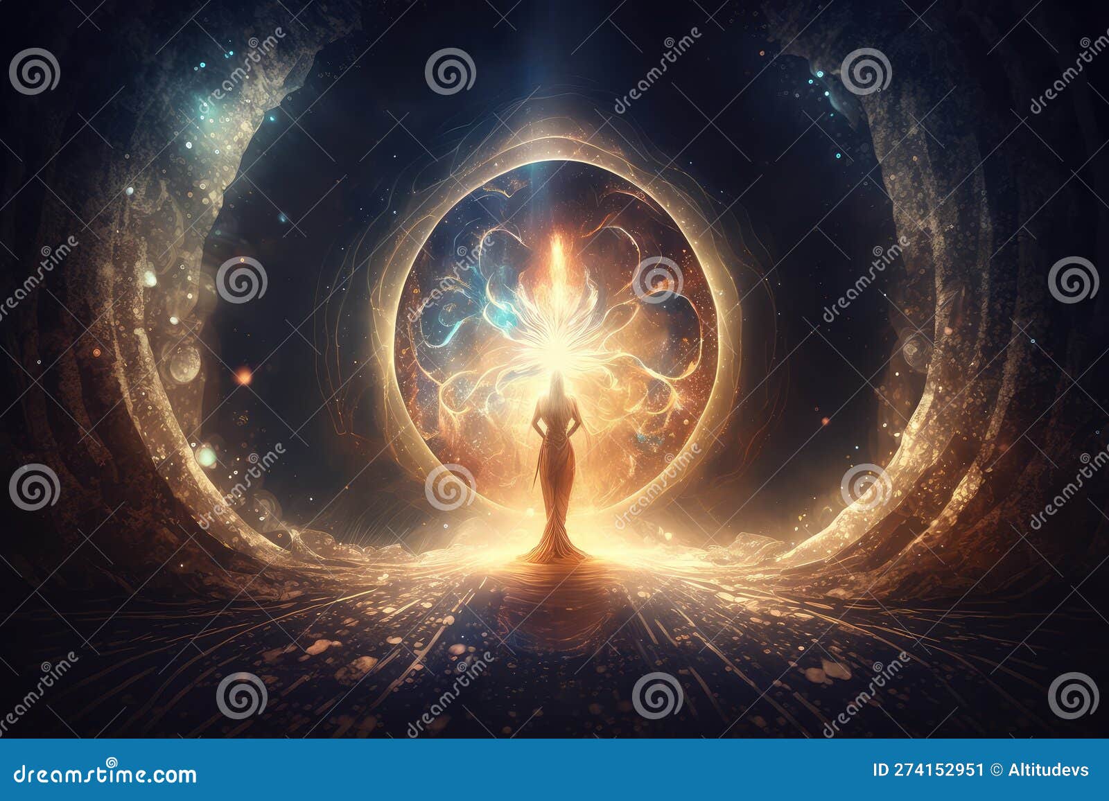 Source of Consciousness, with Its Infinite and Eternal Light, Shining ...