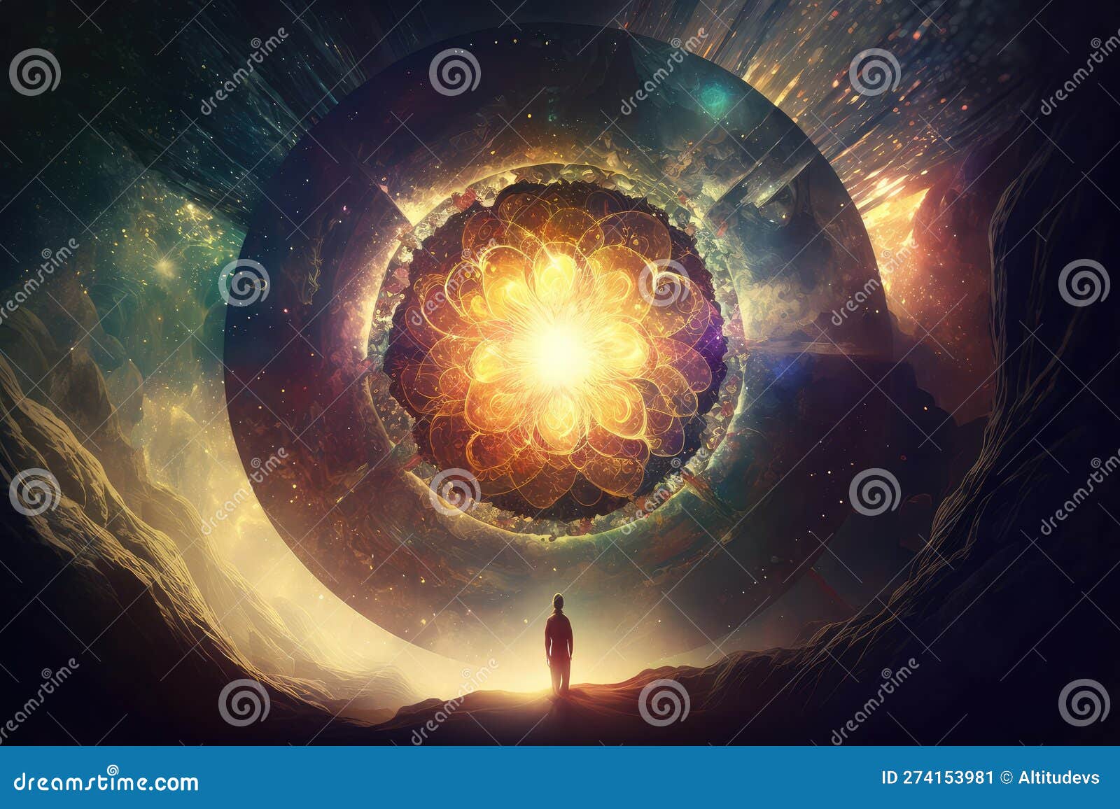 Source of Consciousness Radiates Infinite Light, Illuminating the ...