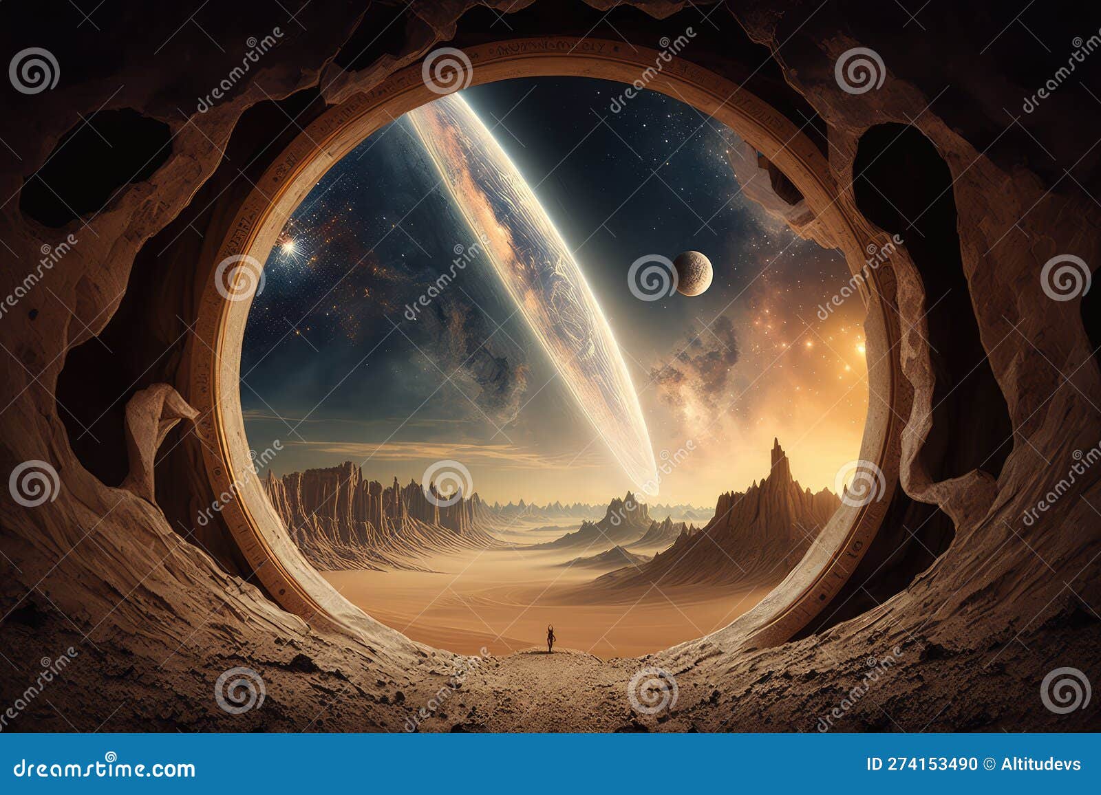 Source of Consciousness, Represented by a Vast and Open Space, with ...