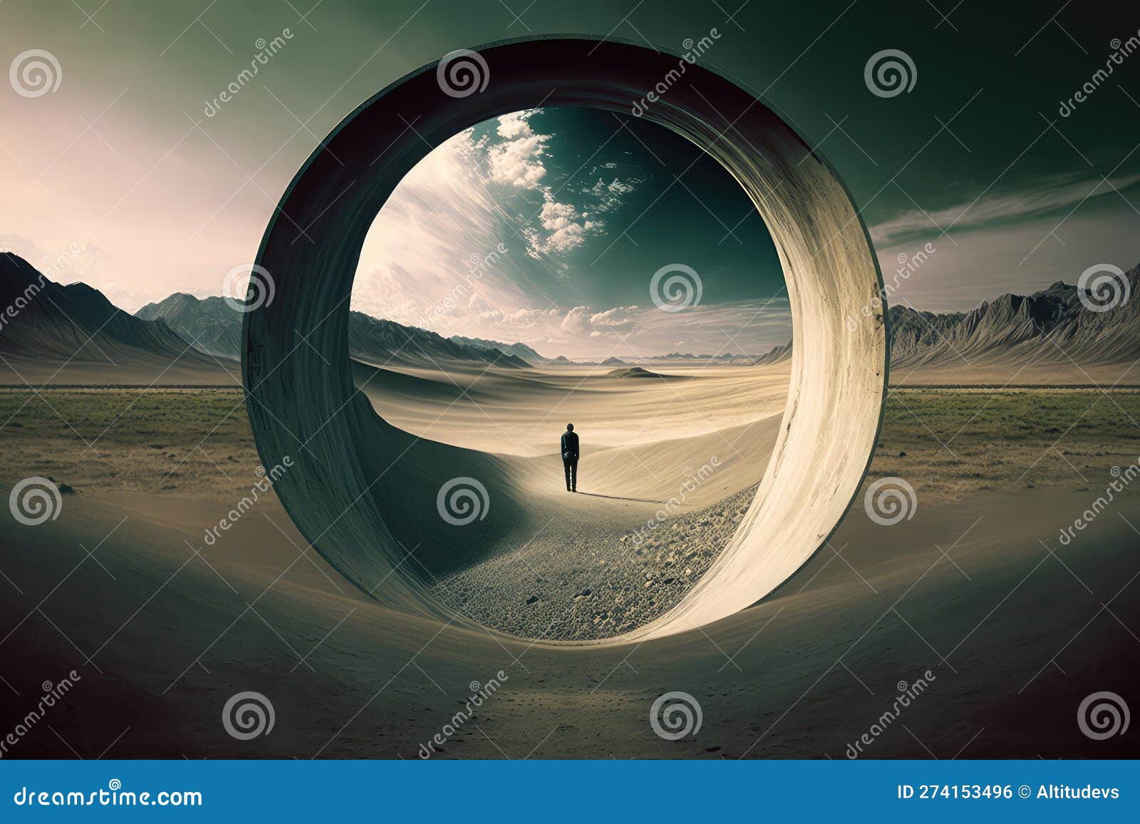 Source of Consciousness, Represented by a Vast and Open Space, with ...