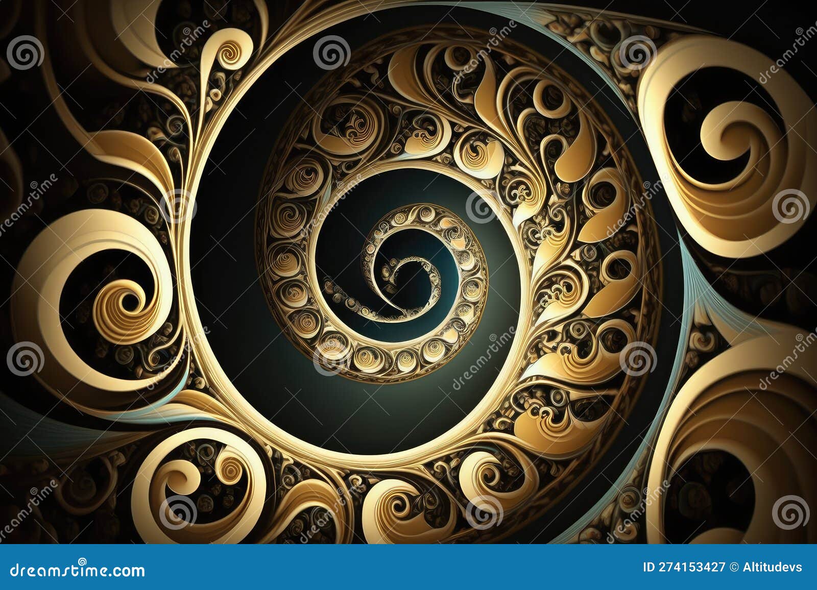 Source of Consciousness, Seen from the Inside, with Infinite Swirls and ...