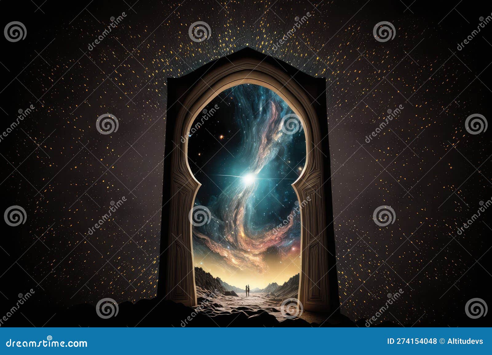 Source of Consciousness, Seen from Outside the Universe, Looking in ...