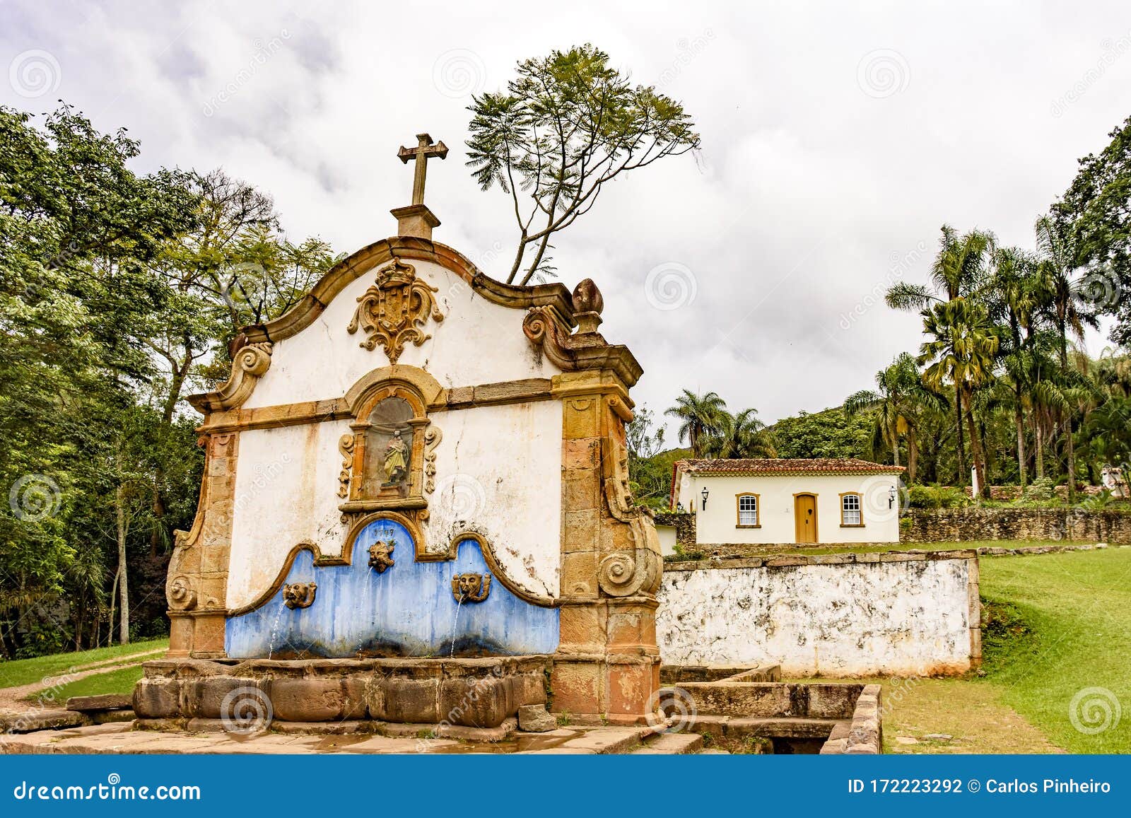 Source of Drinking Water Built in 1749, 18th Century Stock Photo ...