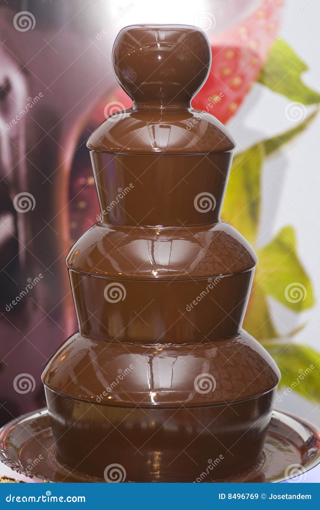 Source(Fountain) of Melted(enamored) Chocolate Wit Stock Image - Image ...