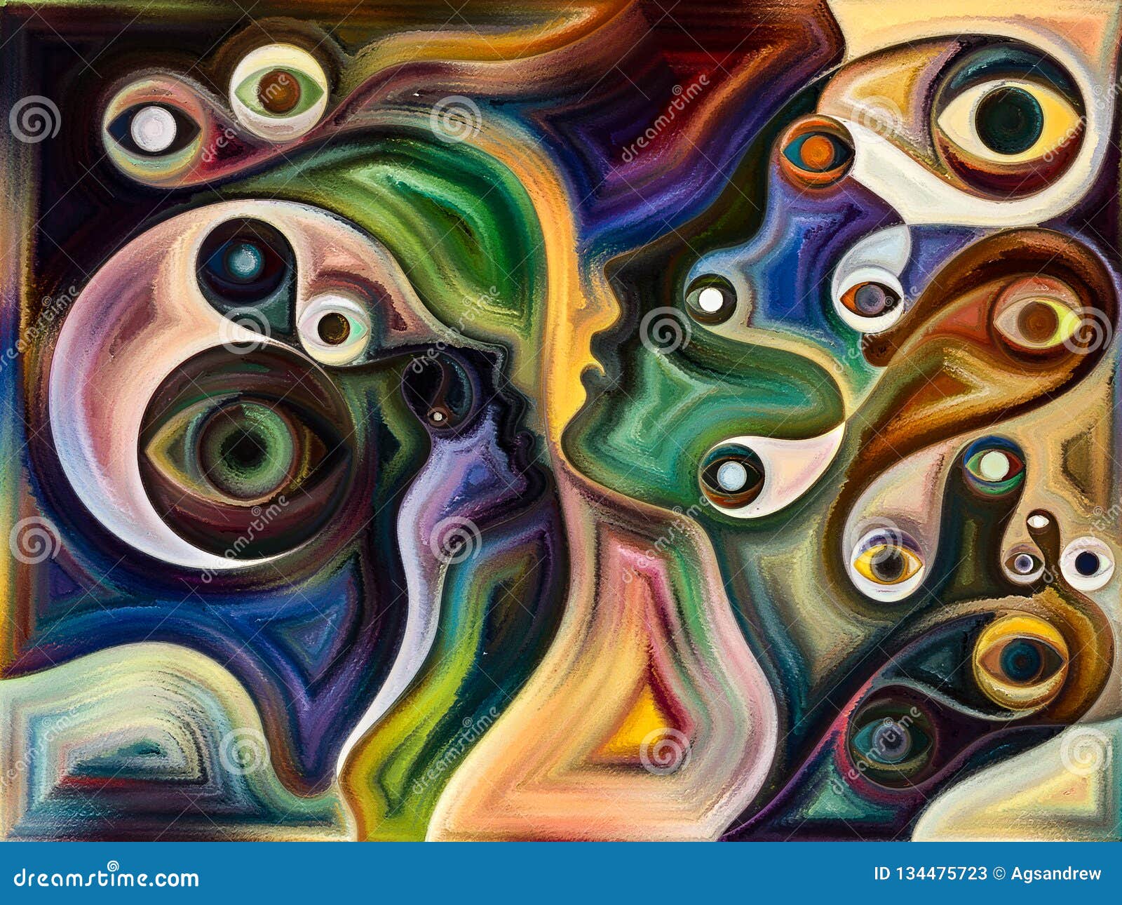 Source of Inner Colors stock illustration. Illustration of artwork ...