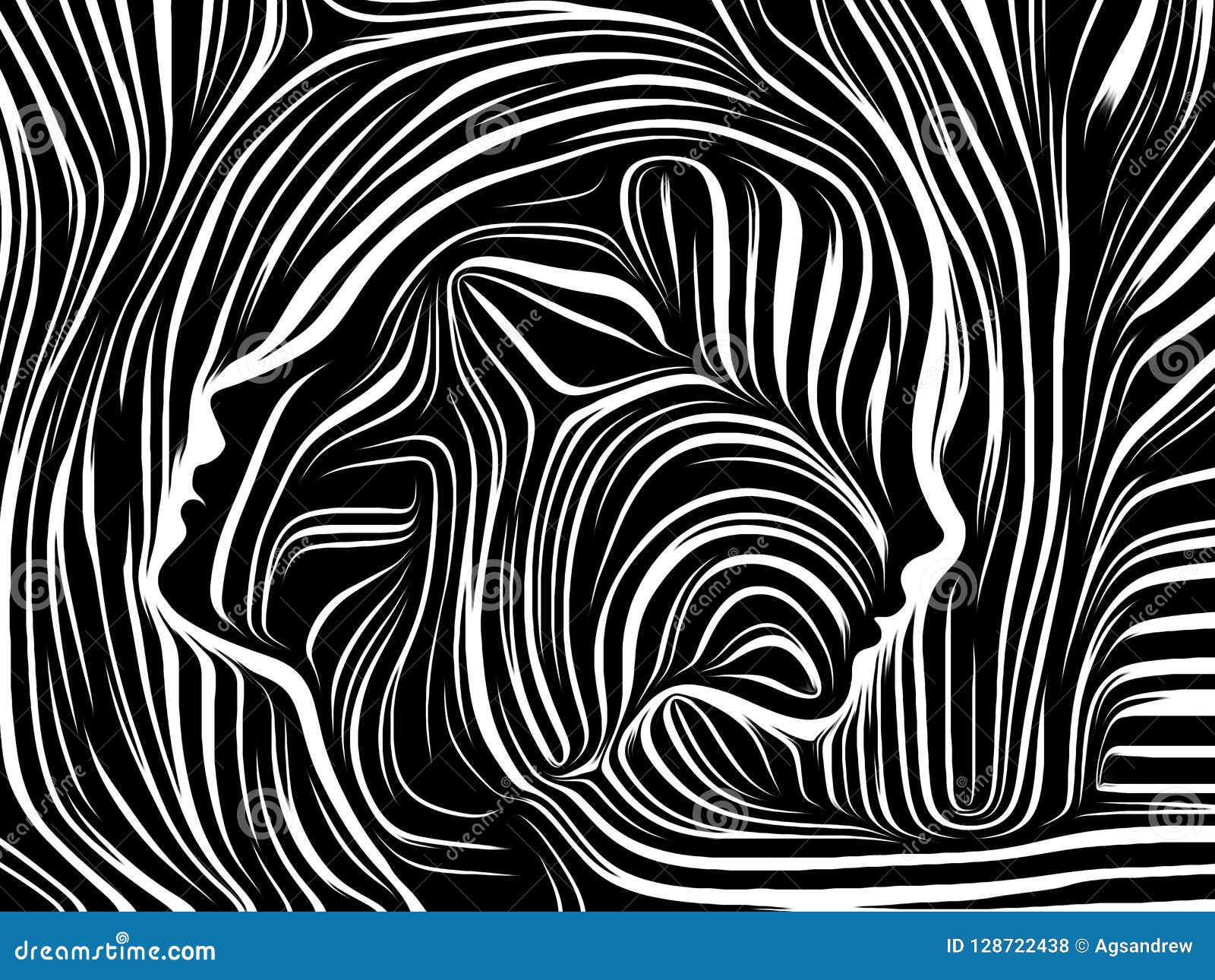 Source of Inner Lines stock illustration. Illustration of composition ...