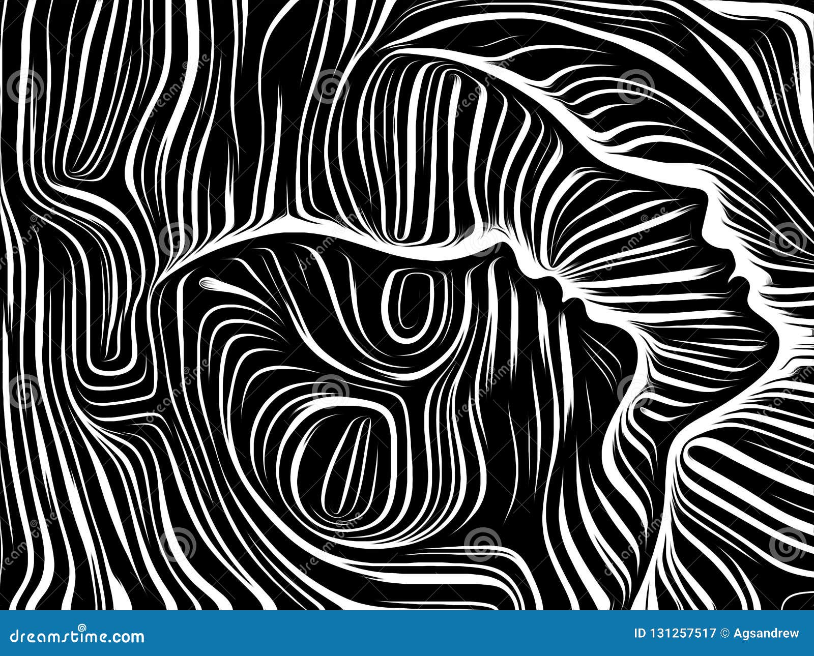 Source of Inner Lines stock illustration. Illustration of abstract ...