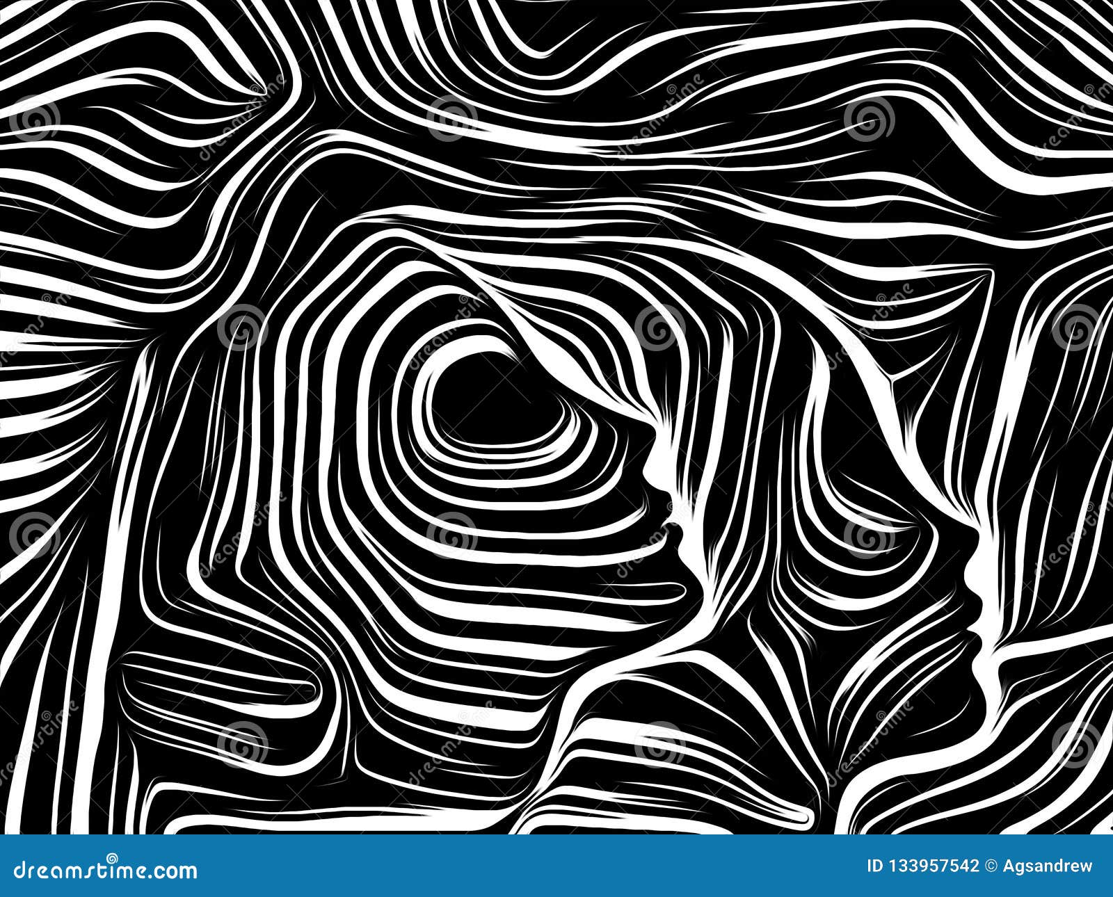 Source of Inner Lines stock illustration. Illustration of contrast ...