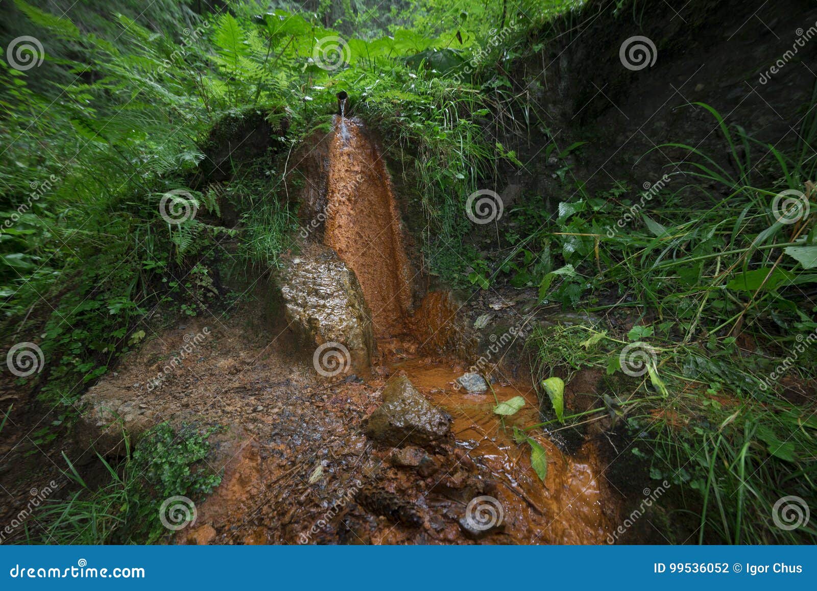 Source of Mineral Water in the Mountains Stock Photo - Image of human ...