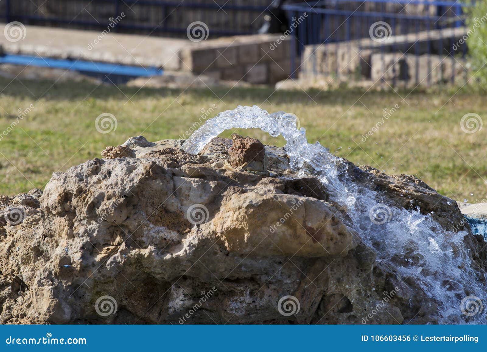 A Source of Pure Mineral Water Stock Photo - Image of faucet, brass ...