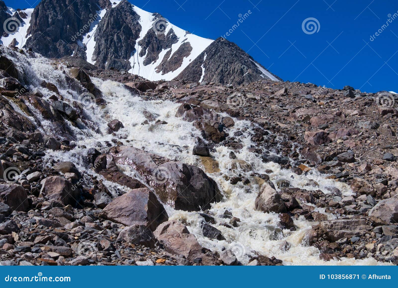 The source of the river stock image. Image of rock, cold - 103856871