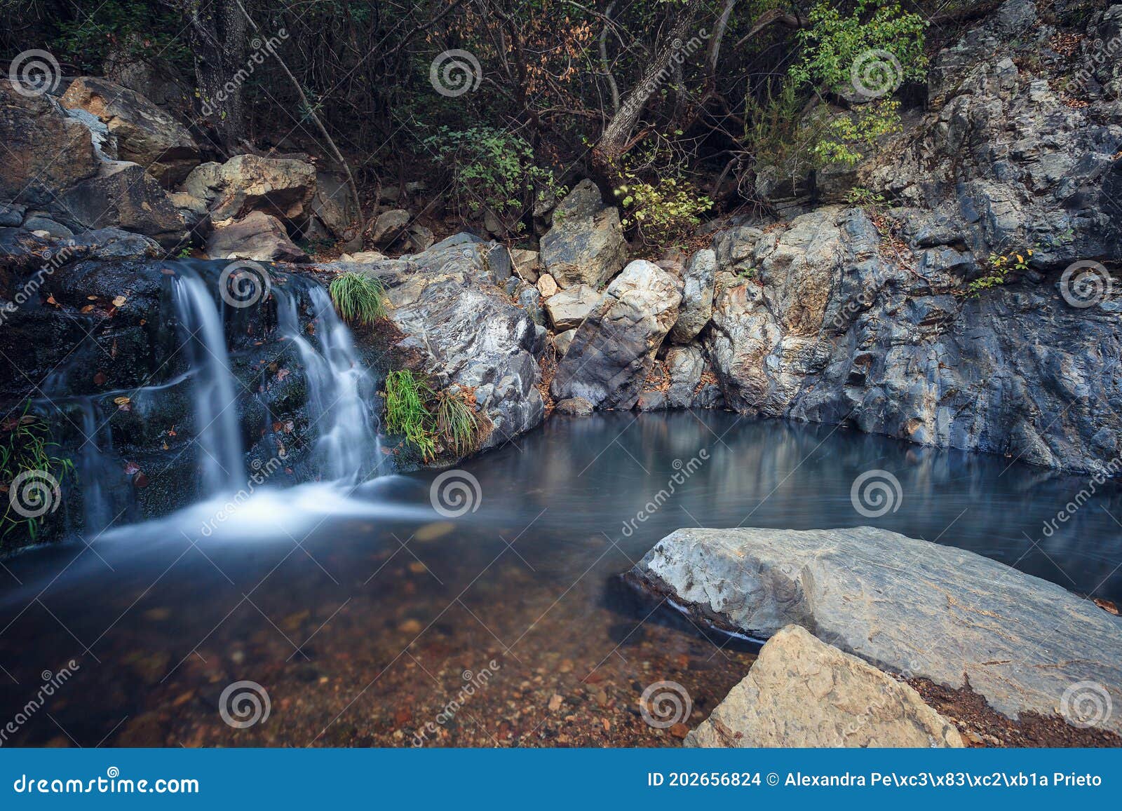 Source of a river stock photo. Image of hill, spain - 202656824