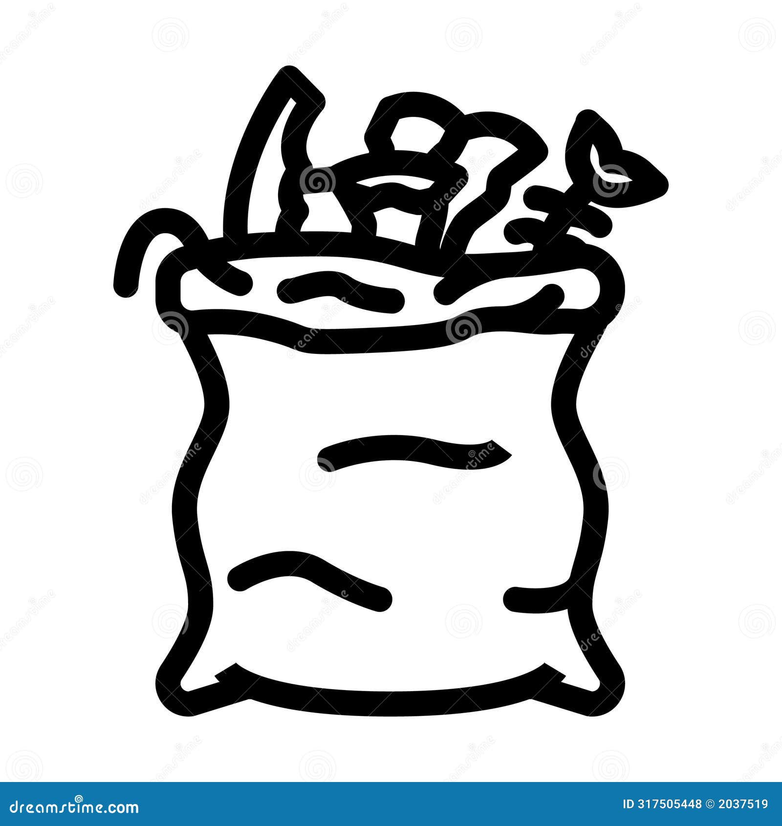 Source Separation Line Icon Vector Illustration Stock Vector ...