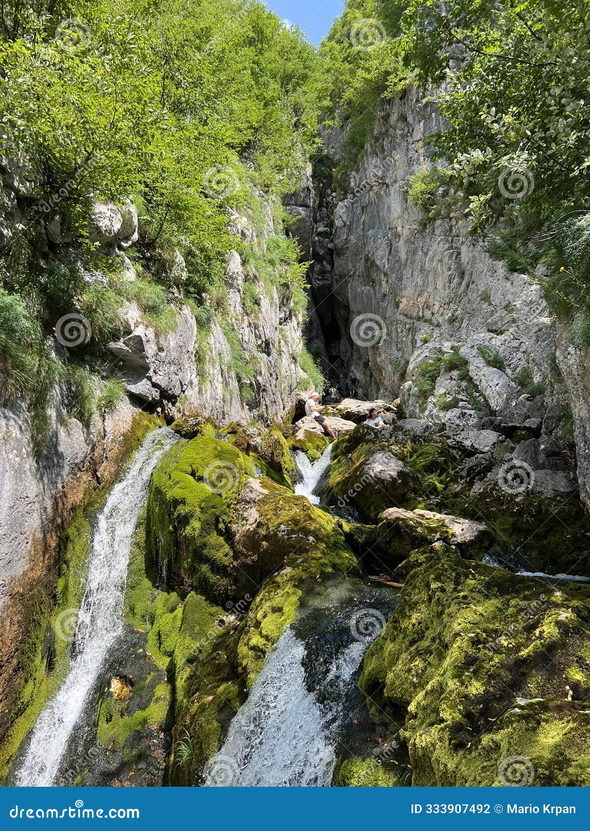 The Source of the Soca River or Spring of Soca River (Triglav National ...