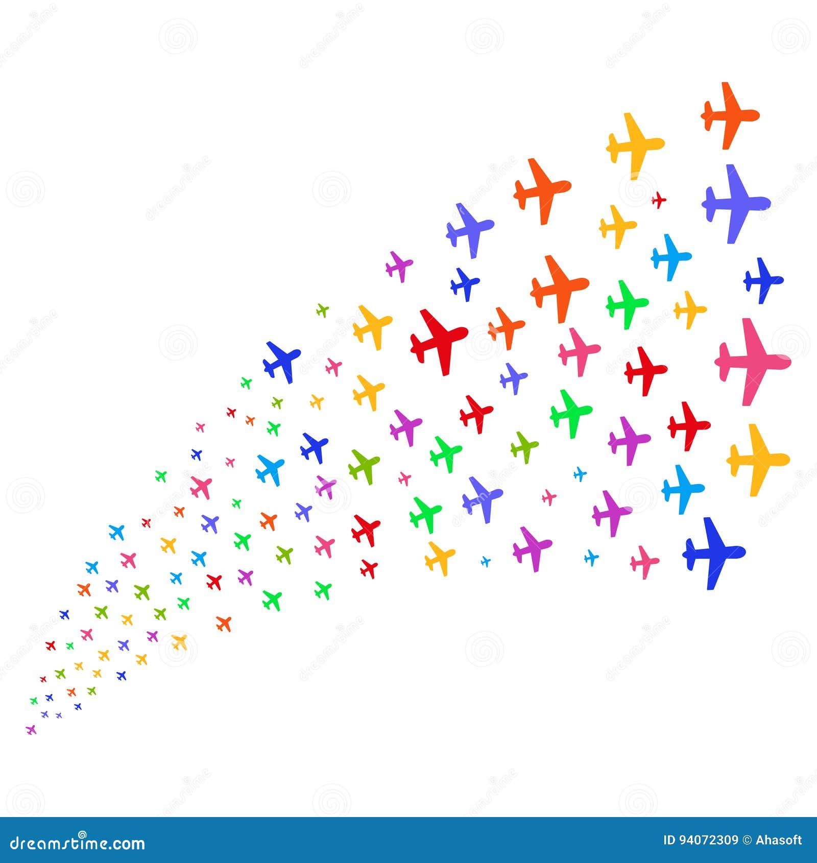 Source Stream of Airplane stock vector. Illustration of explosive ...
