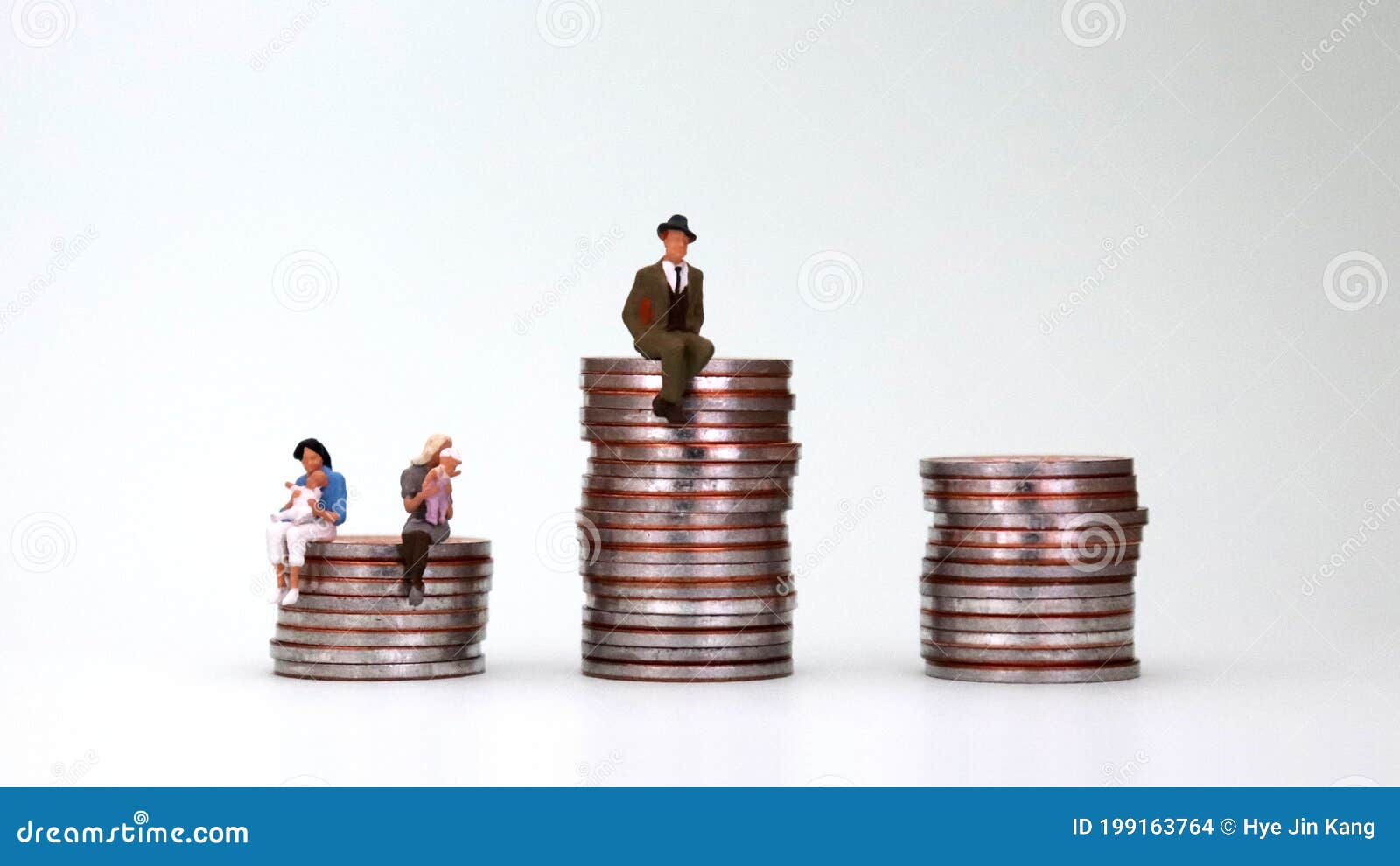 The Source Of The Wage Gap Between Men And Women Is Analyzed Stock