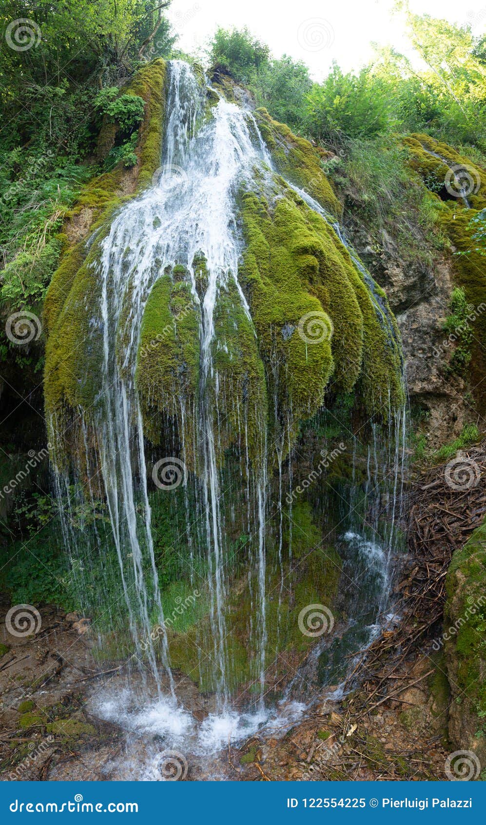 Waterfall stock image. Image of waterfall, regenerating - 122554225
