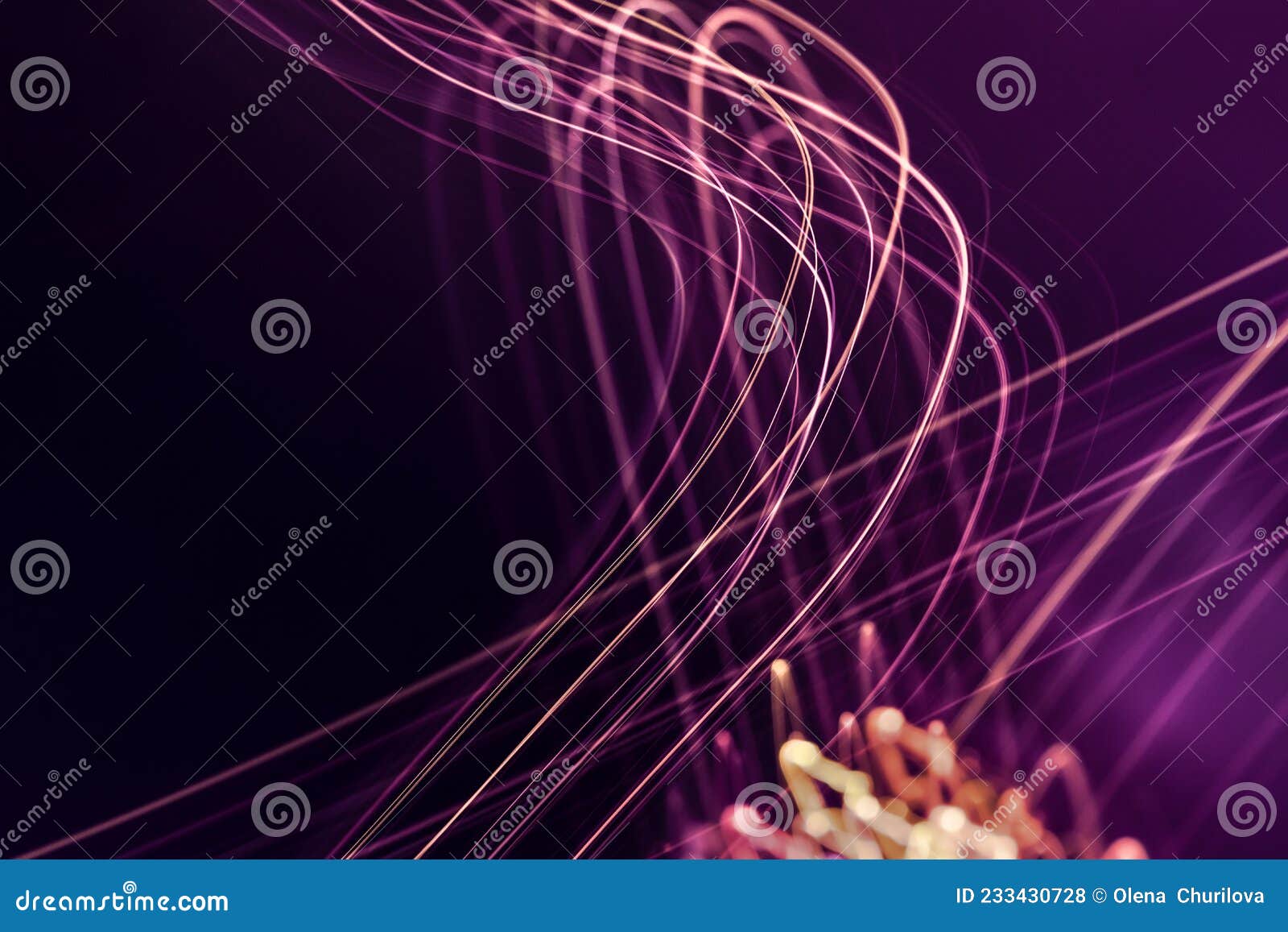 Sources of Light in a Dark Background Stock Photo - Image of shape ...