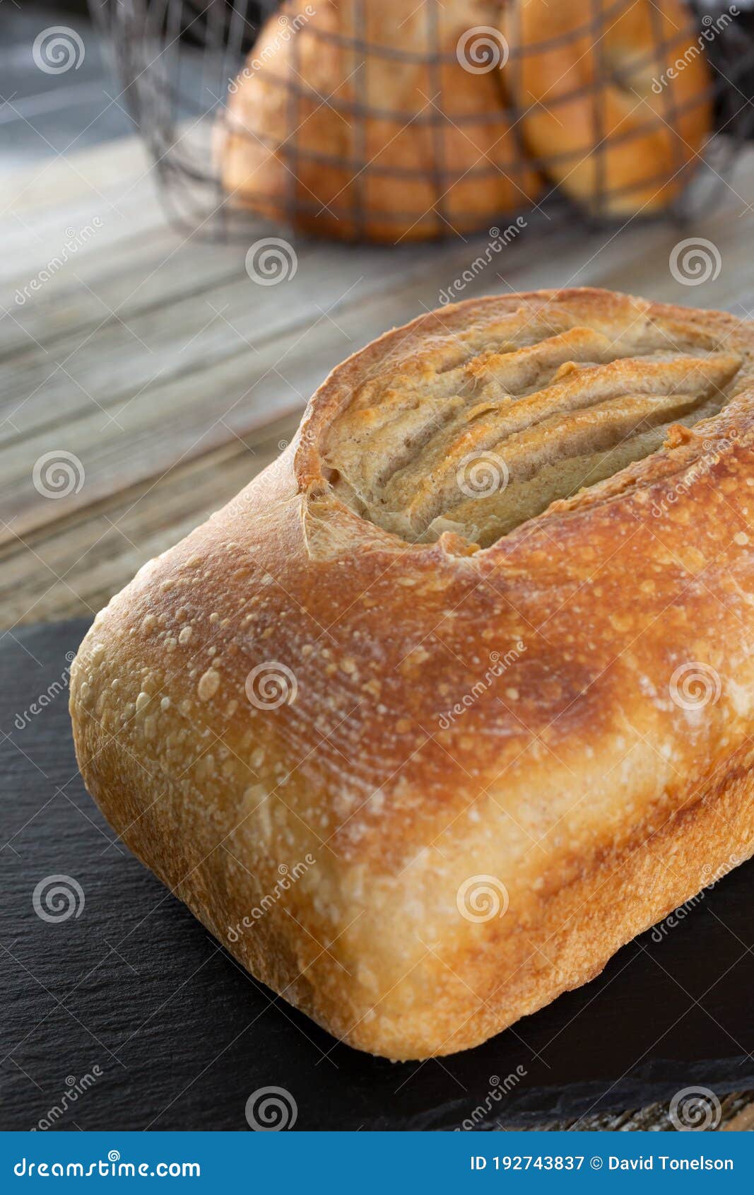 Sourdough boule loaf stock image. Image of drink, menu - 192743837