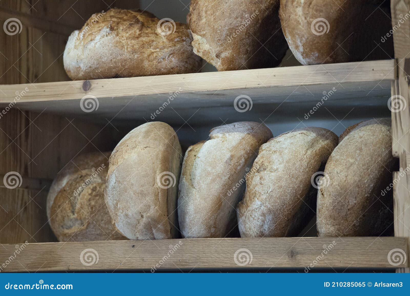 Sourdough Bread. Bakery Bread with Golden Crust Bread Stock Image ...