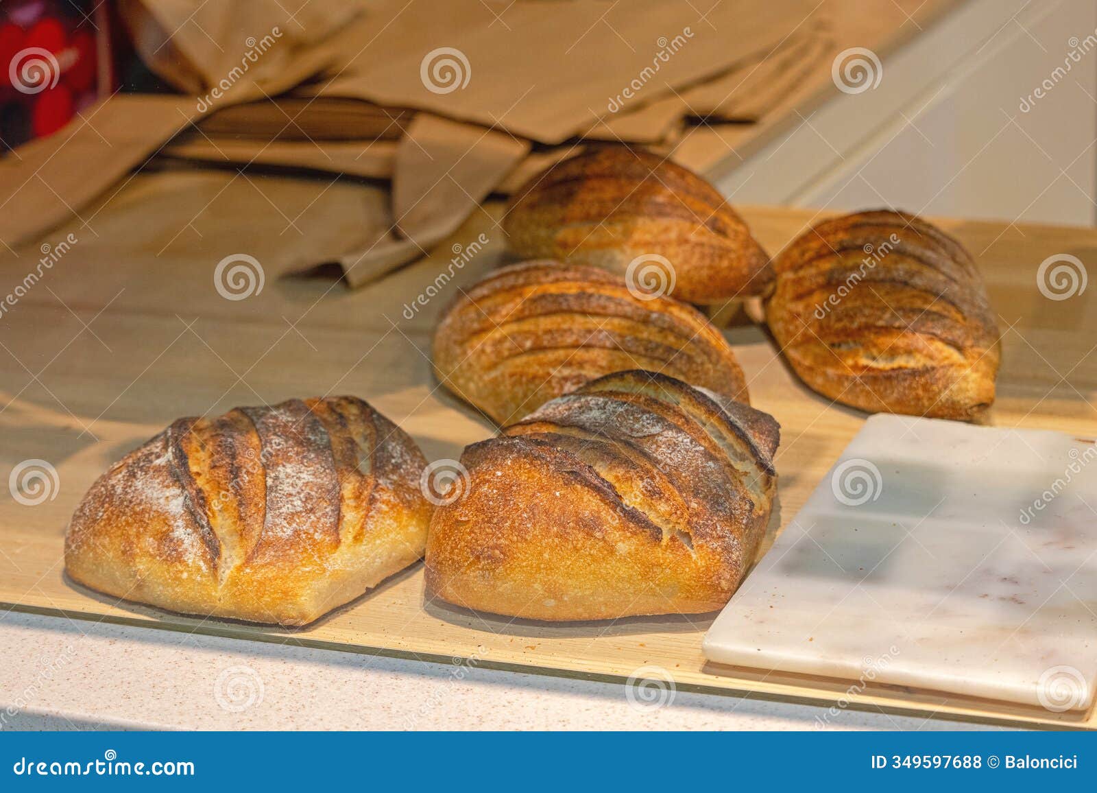 Sourdough Bread Craft Bakery Stock Photo - Image of food, manu: 349597688