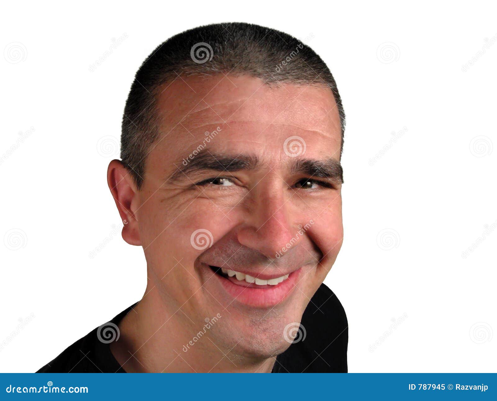 Sourire d'homme image stock. Image du satisfait, beauté - 787945