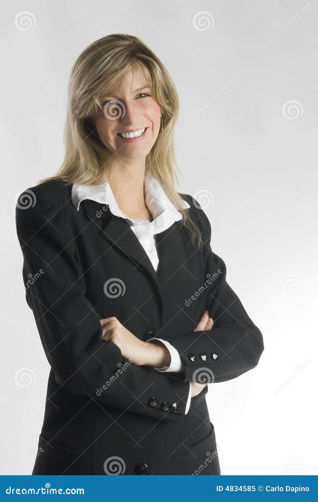 Sourire grand image stock. Image du businesspeople, noir - 4834585