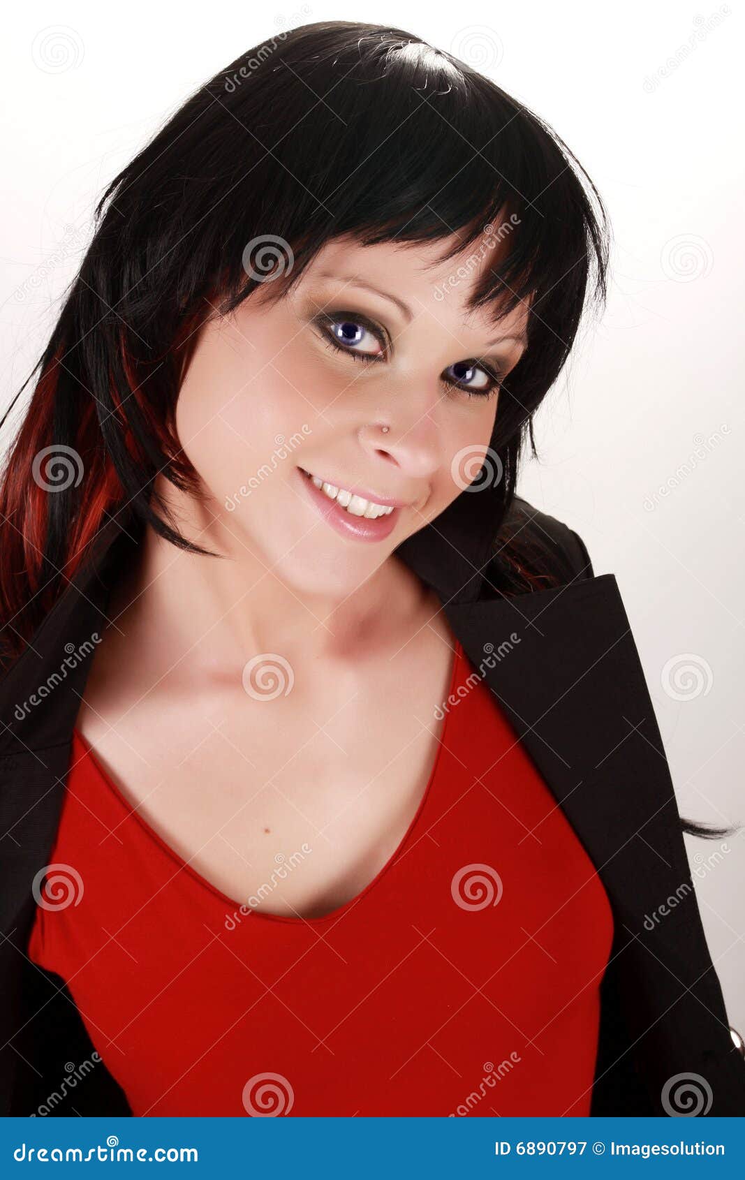 Sourire grand image stock. Image du innocence, attrayant - 6890797