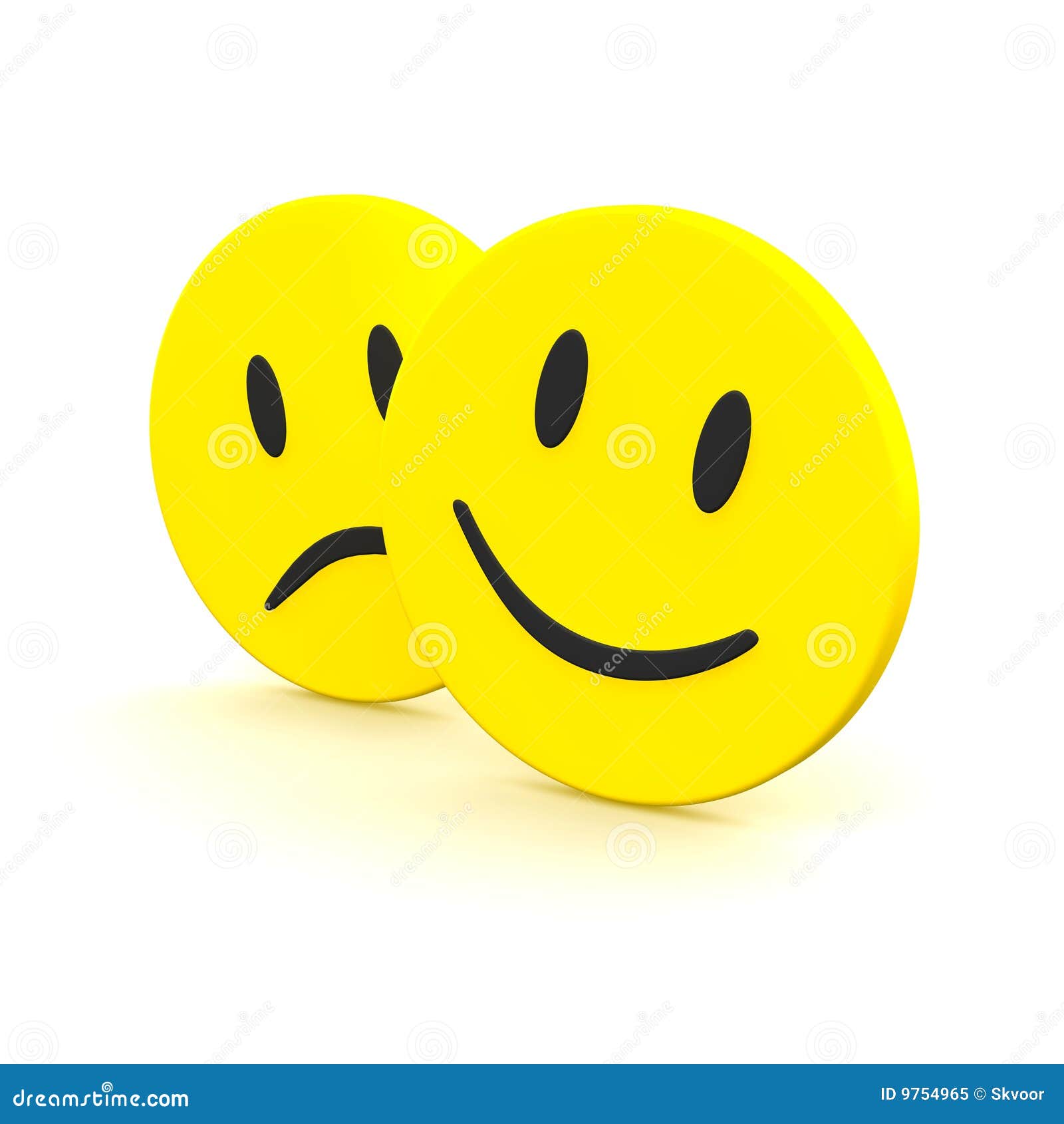 Sourire triste d'émotions illustration stock. Illustration du ...