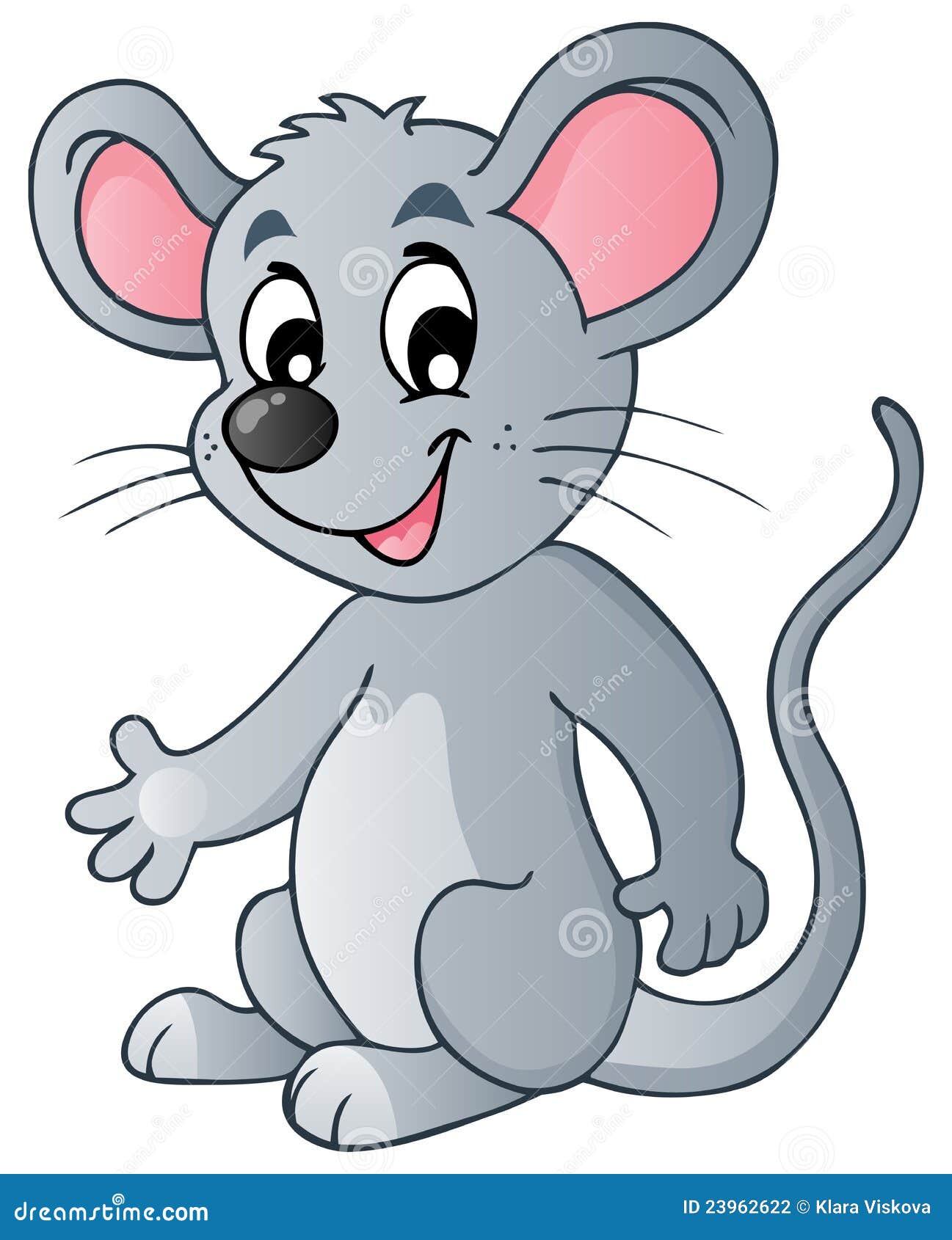 Souris Mignonne De Dessin Animé Illustration de Vecteur - Illustration ...