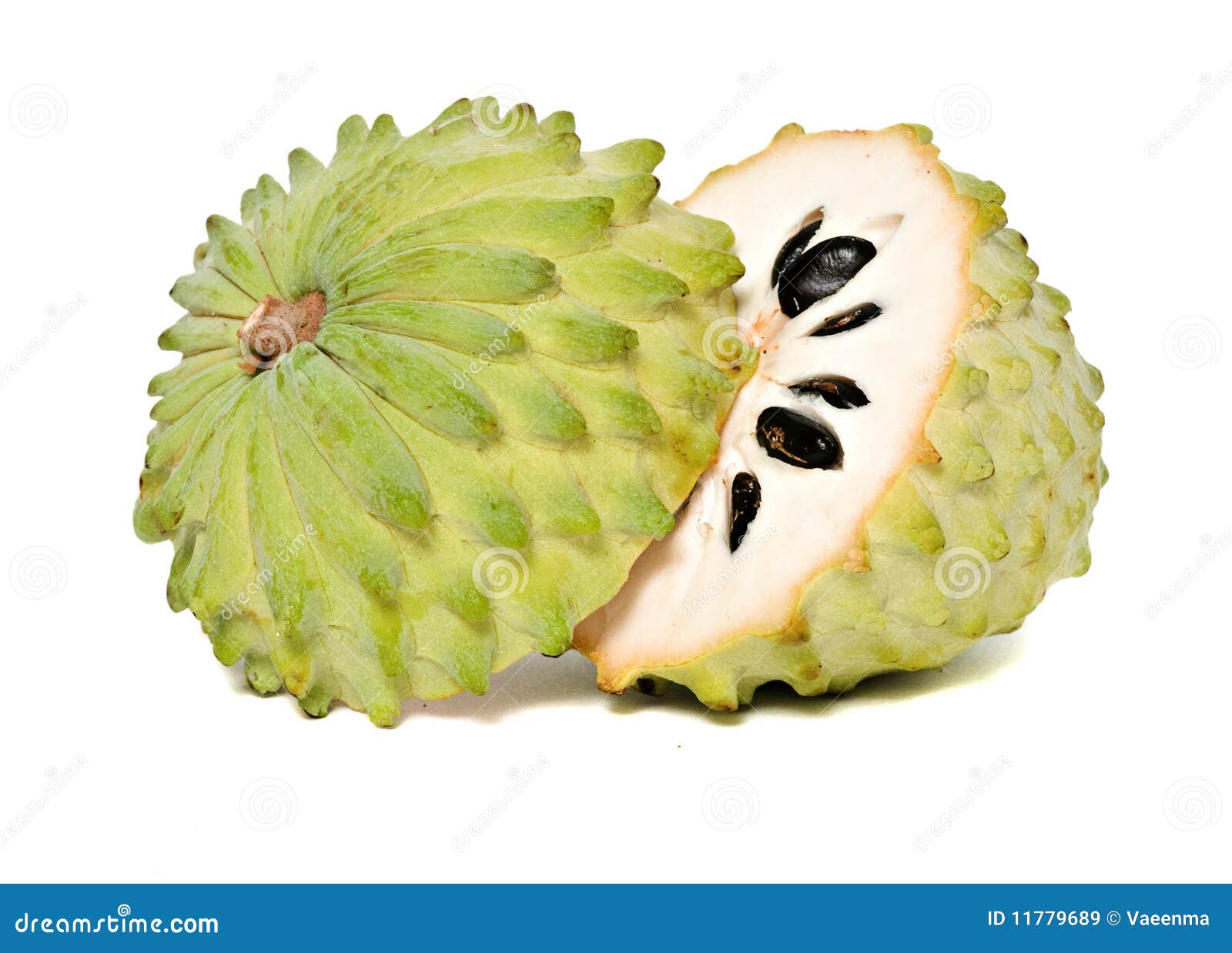 Soursop sections stock image. Image of nourishment, healthy - 11779689