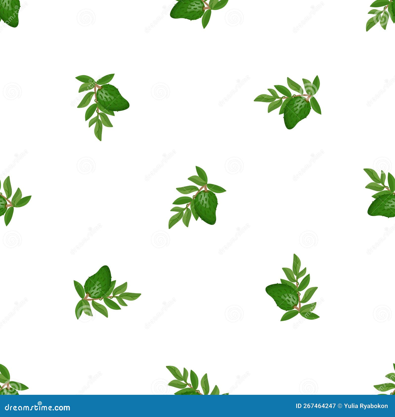 Soursop Tree Icon Cartoon Vector. Muricata Juice | CartoonDealer.com ...