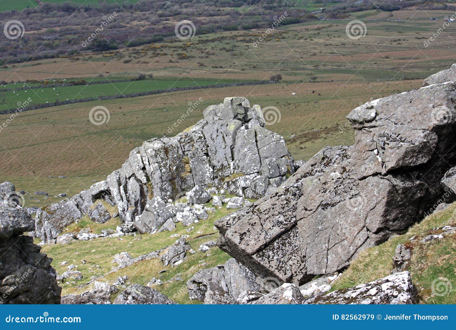 Sourton Tor, Dartmoor stock image. Image of rocks, wild - 82562979
