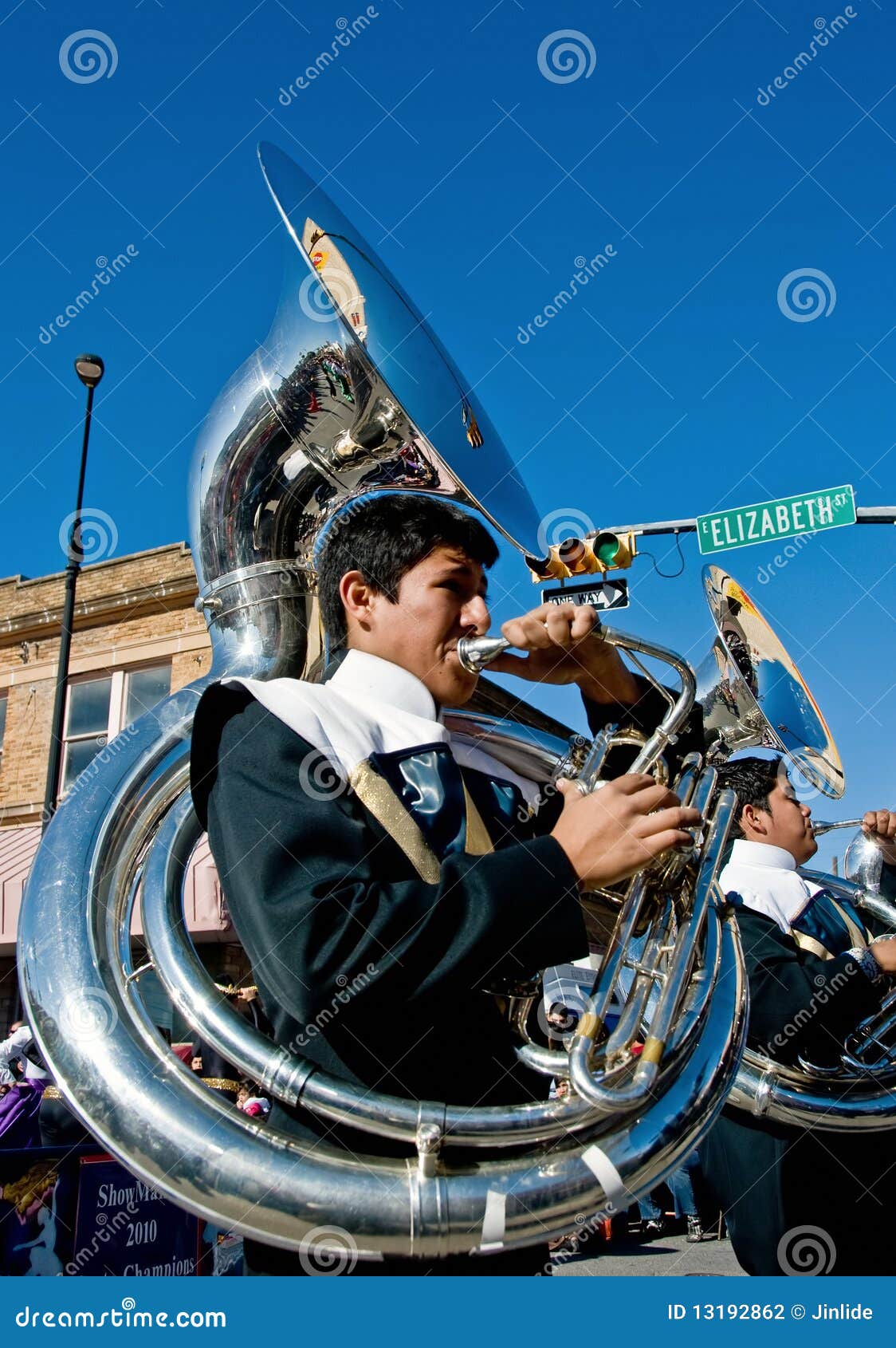 Sousaphone Players in Parade Editorial Photography - Image of ...