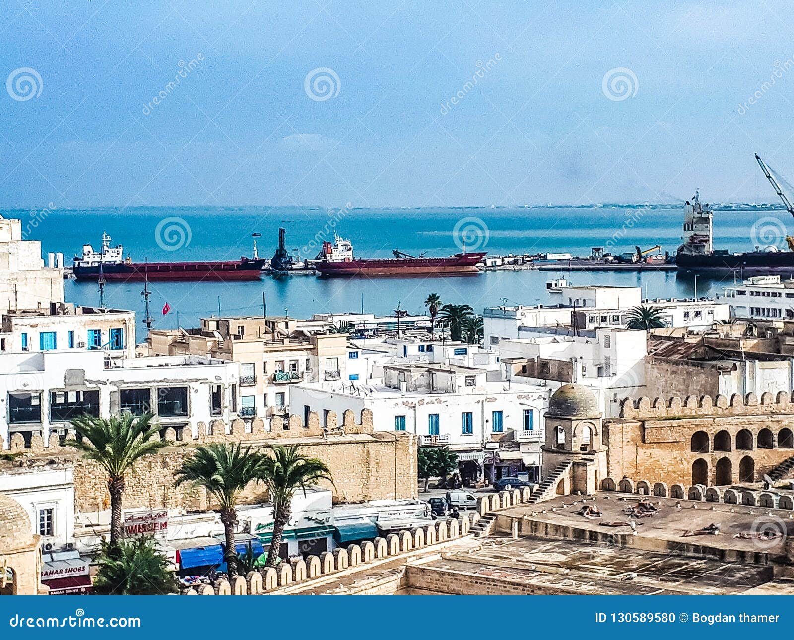 Sousse sea port stock photo. Image of thanks, port, rabat - 130589580