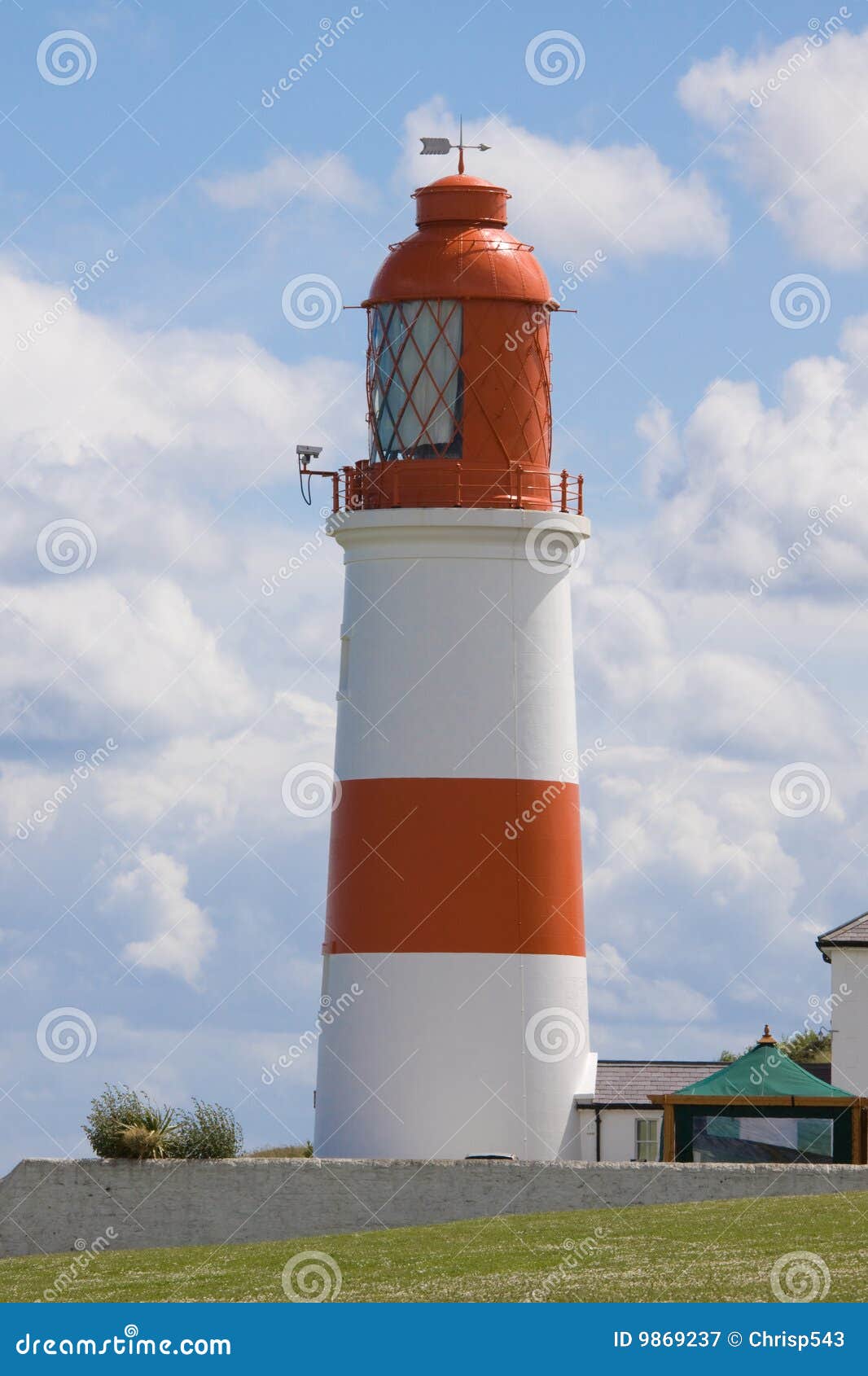 Souter Lighthouse stock image. Image of cloud, cloudscape - 9869237