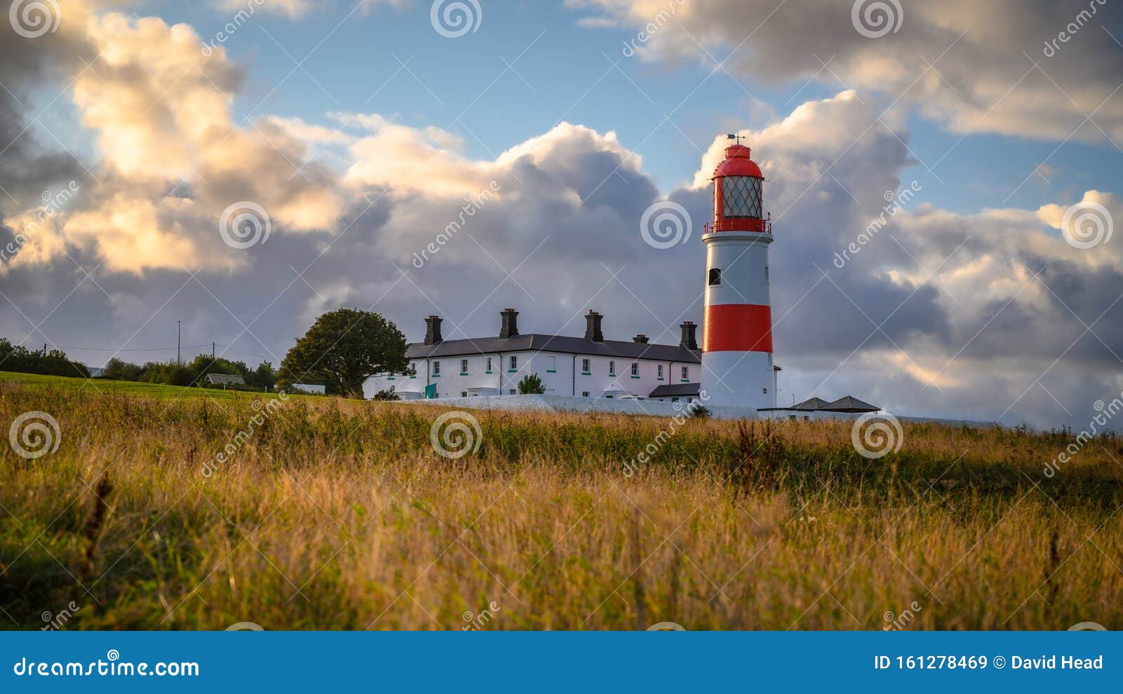 Souter Lighthouse on South Tyneside Coastline Stock Image - Image of ...
