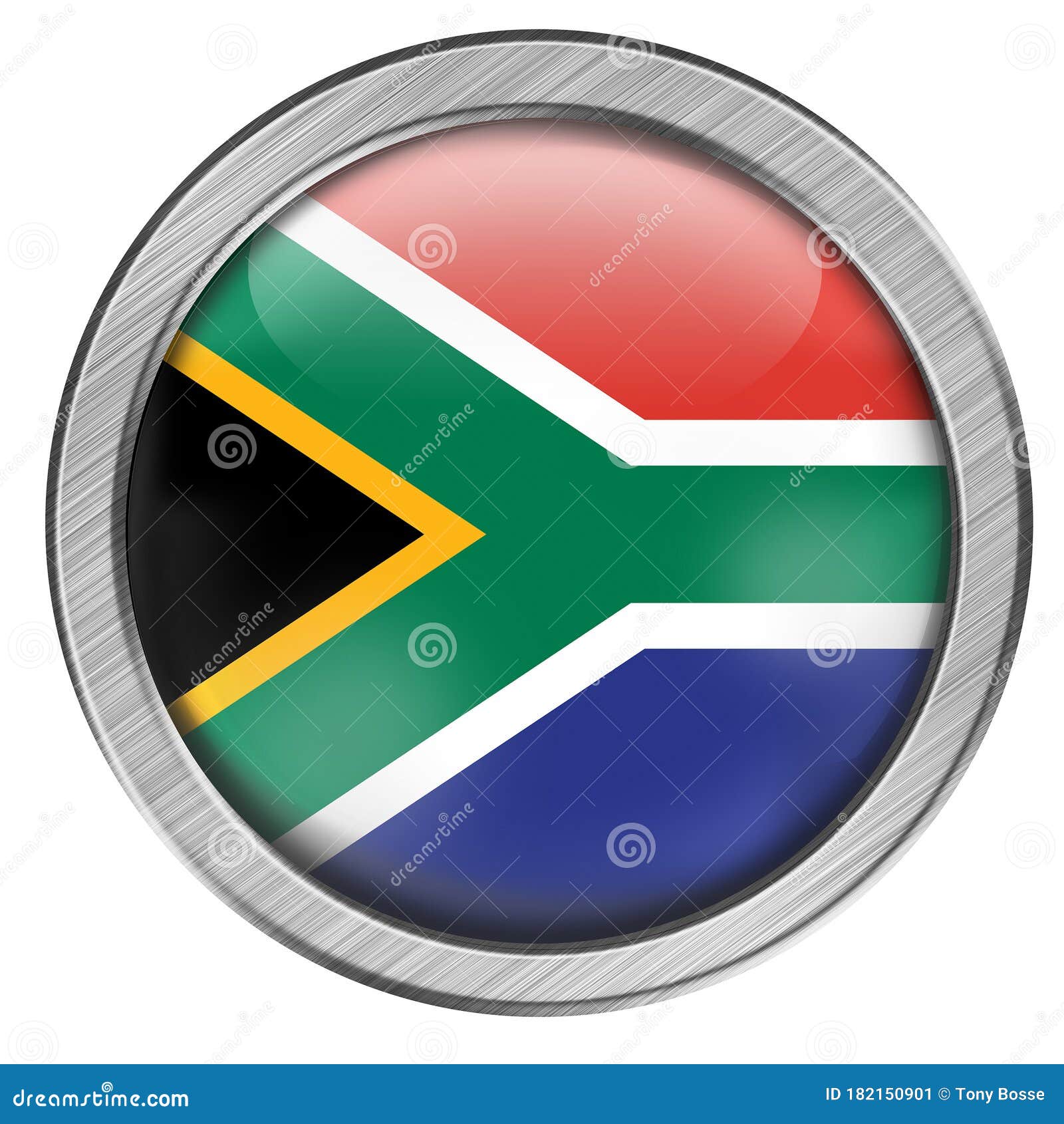 South Africa Glass Web Button Stock Illustration - Illustration of ...