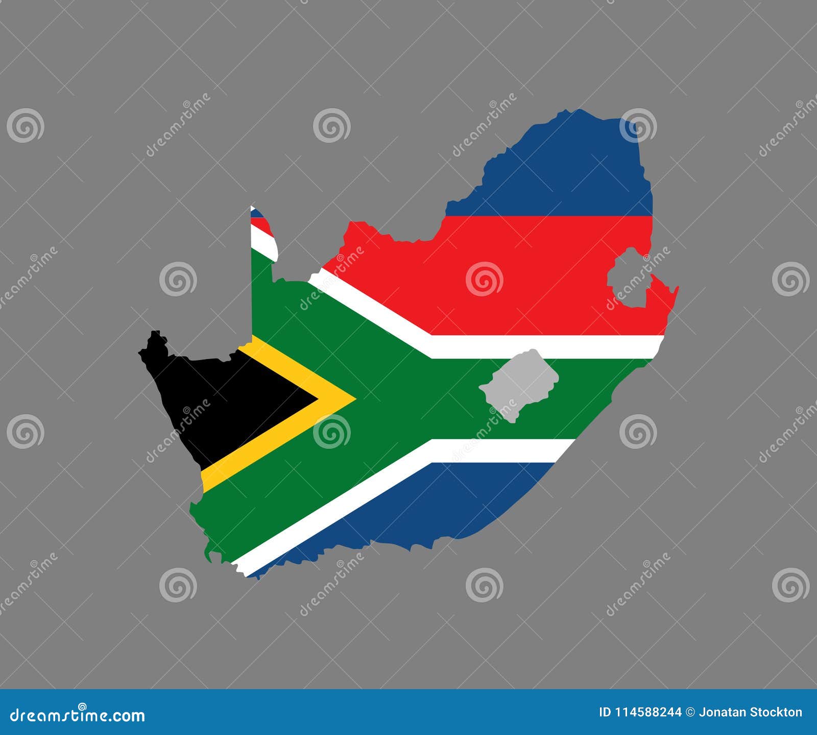 South Africa Vector Map Silhouette Filled with Flag. Stock Illustration ... South Africa Vector Map Silhouette Filled with Flag. Stock Illustration ...