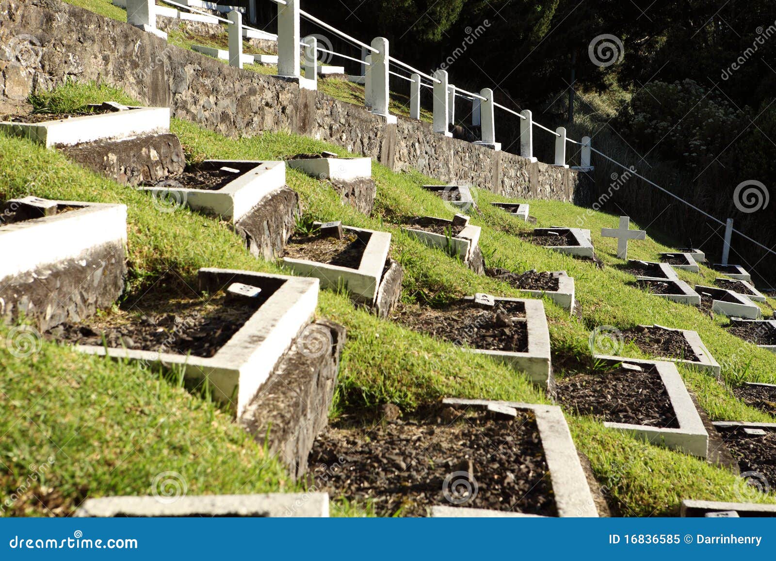 South African Boer Graveyard on St Helena Island Stock Image - Image of ...