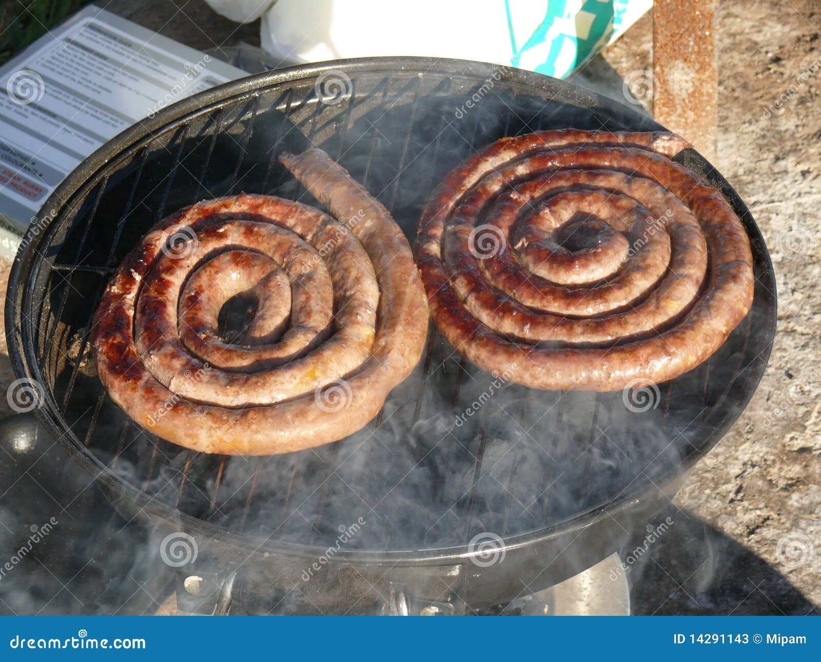 South african boerewors stock image. Image of grilled - 14291143
