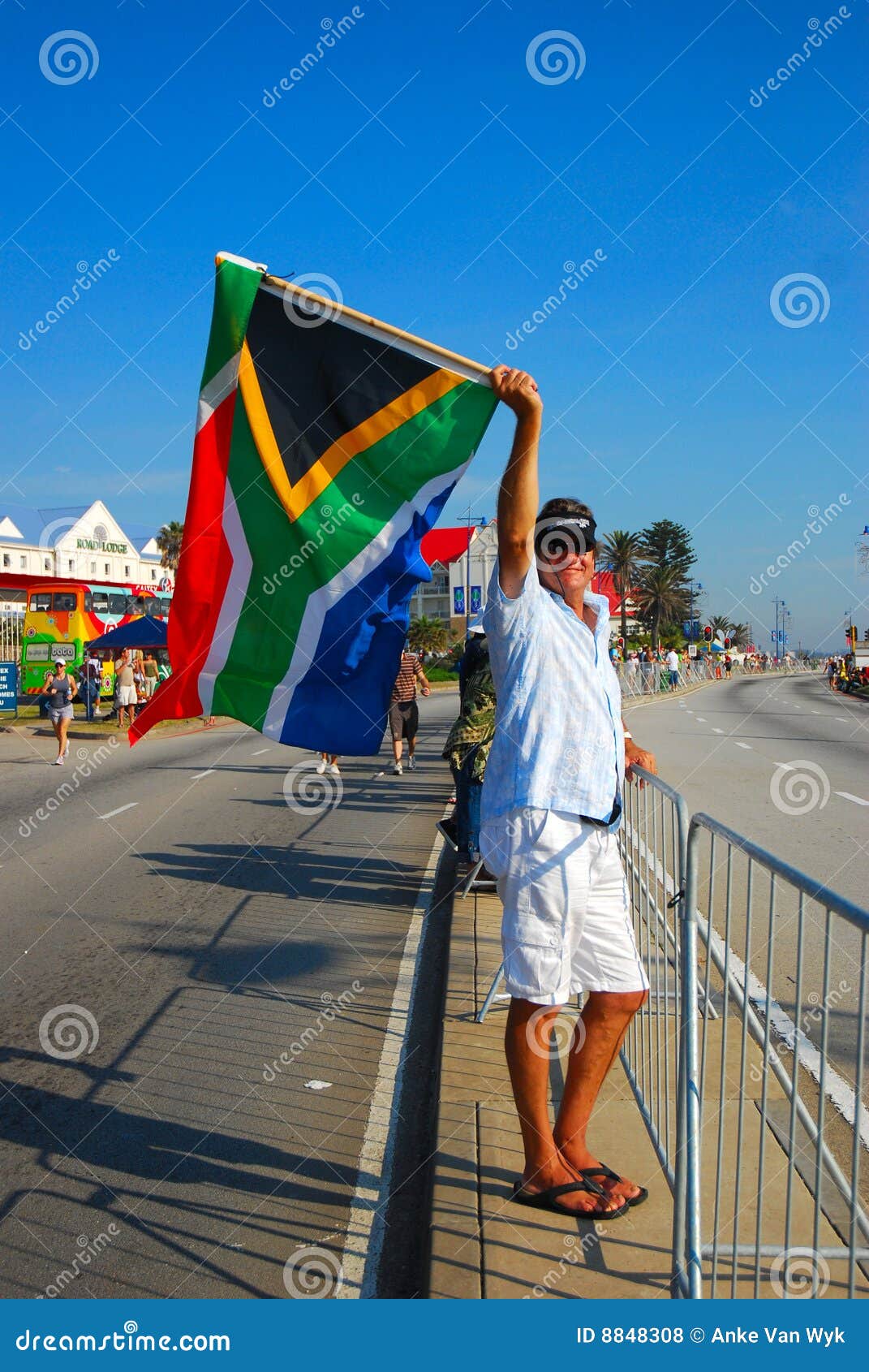 South African fan editorial stock photo. Image of freedom - 8848308