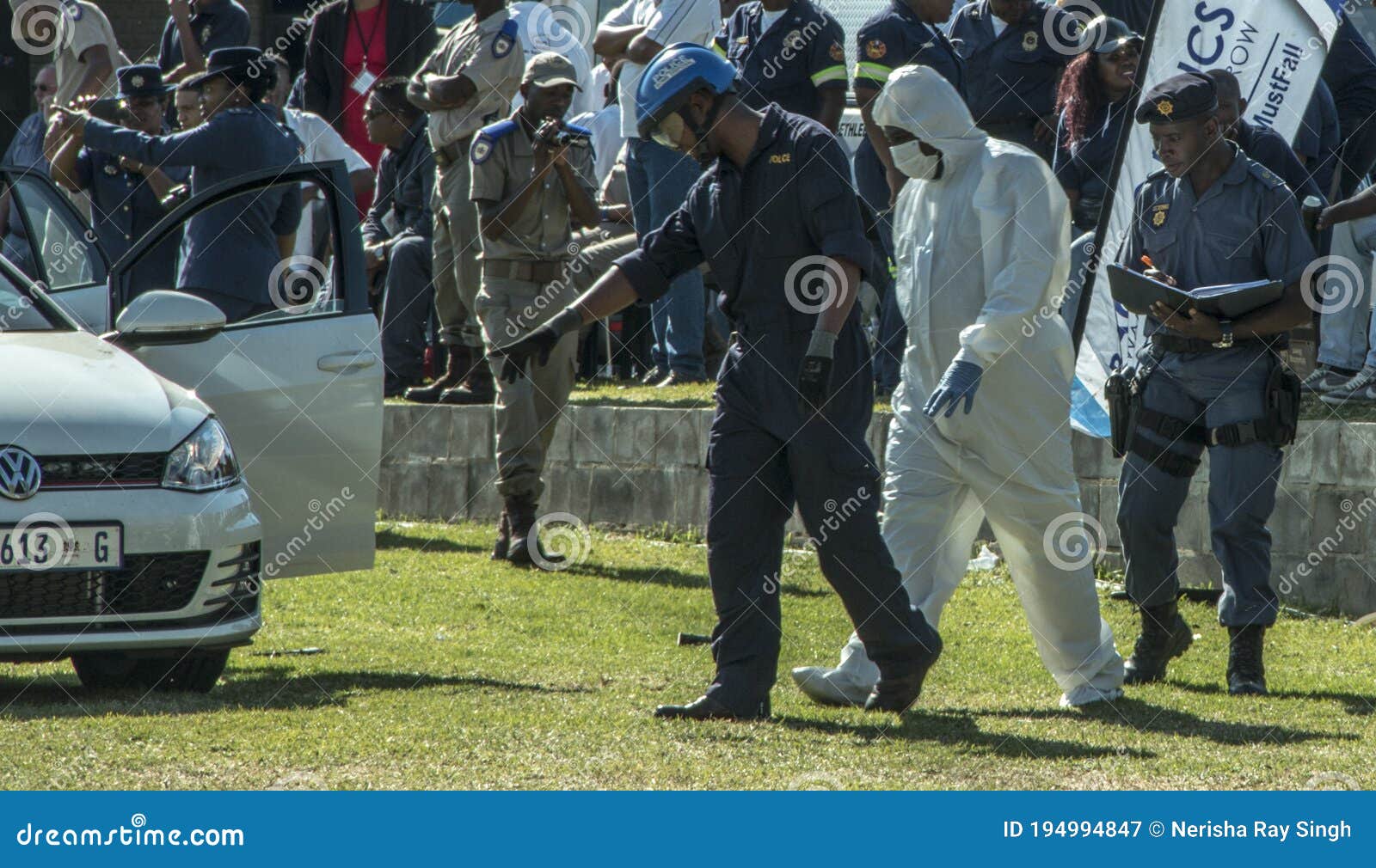 South African Police Services, Forensics Demo at Rand Show ...