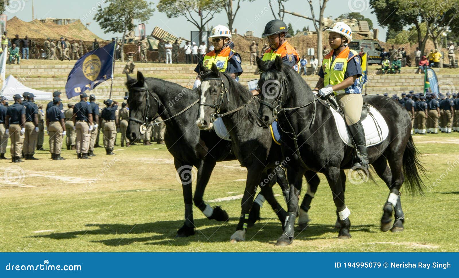 South African Police Service Mounted Unit Editorial Stock Image - Image ...