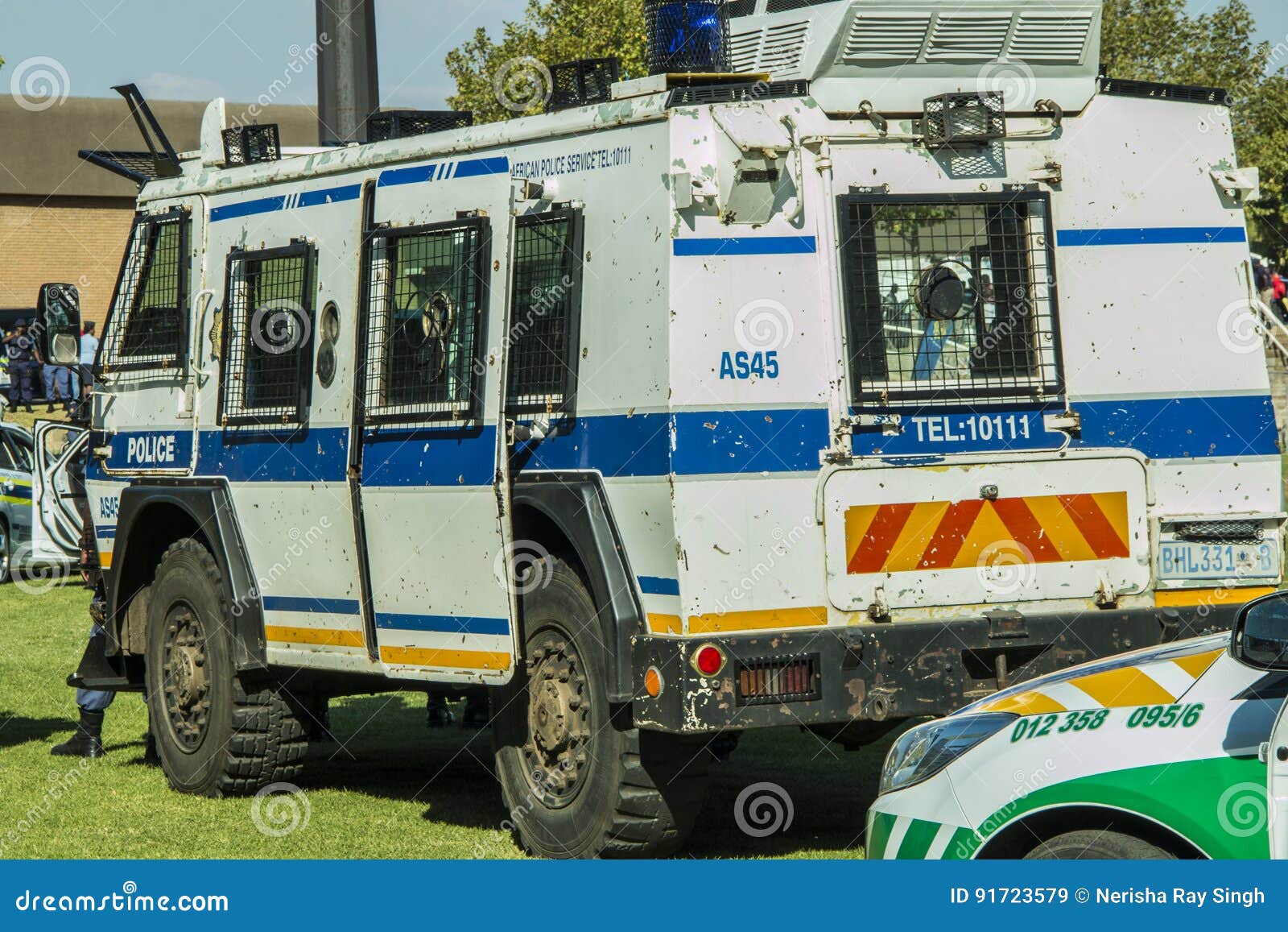 South African Police Service - A Nyala Armored Vehicle Side Angled View ... South African Police Service - A Nyala Armored Vehicle Side Angled View ...
